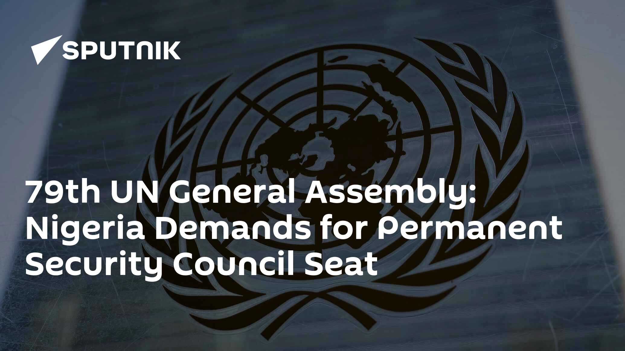 79th UN General Assembly: Nigeria Demands for Permanent Security Council Seat - 25.09.2024 ...