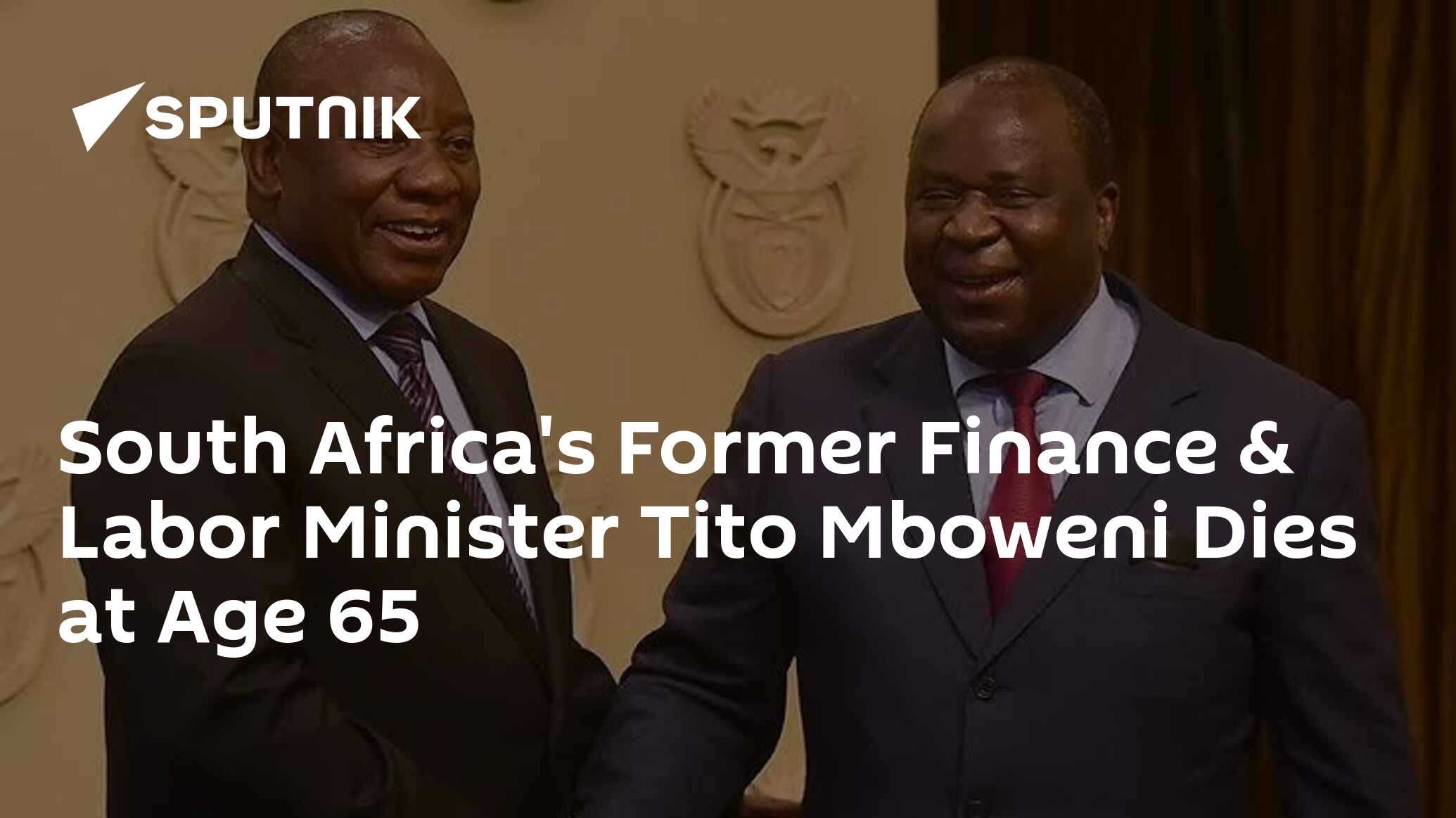South Africa's Former Finance & Labor Minister Tito Mboweni Dies at Age ...