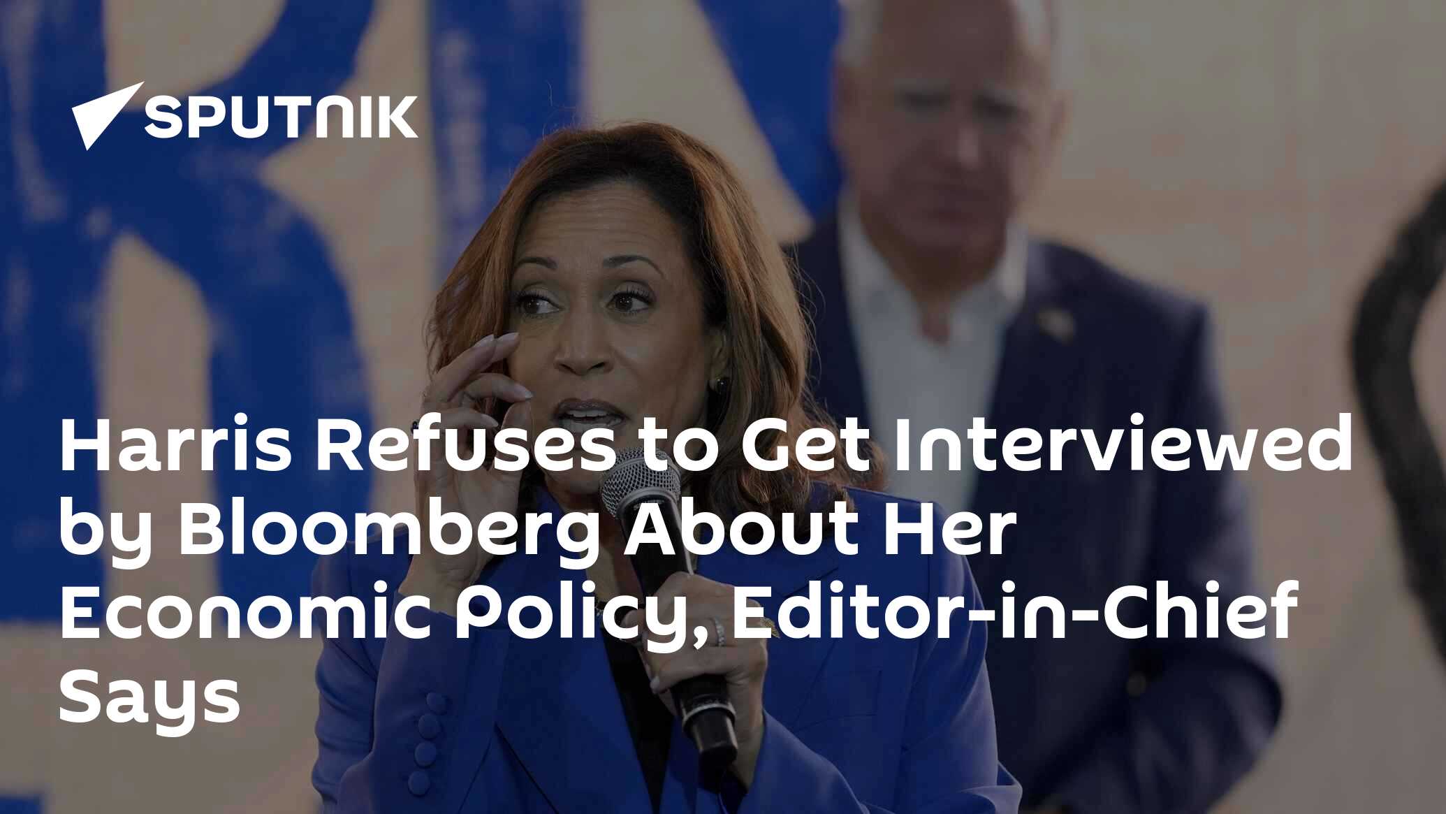 Harris Refuses to Get Interviewed by Bloomberg About Her Economic ...