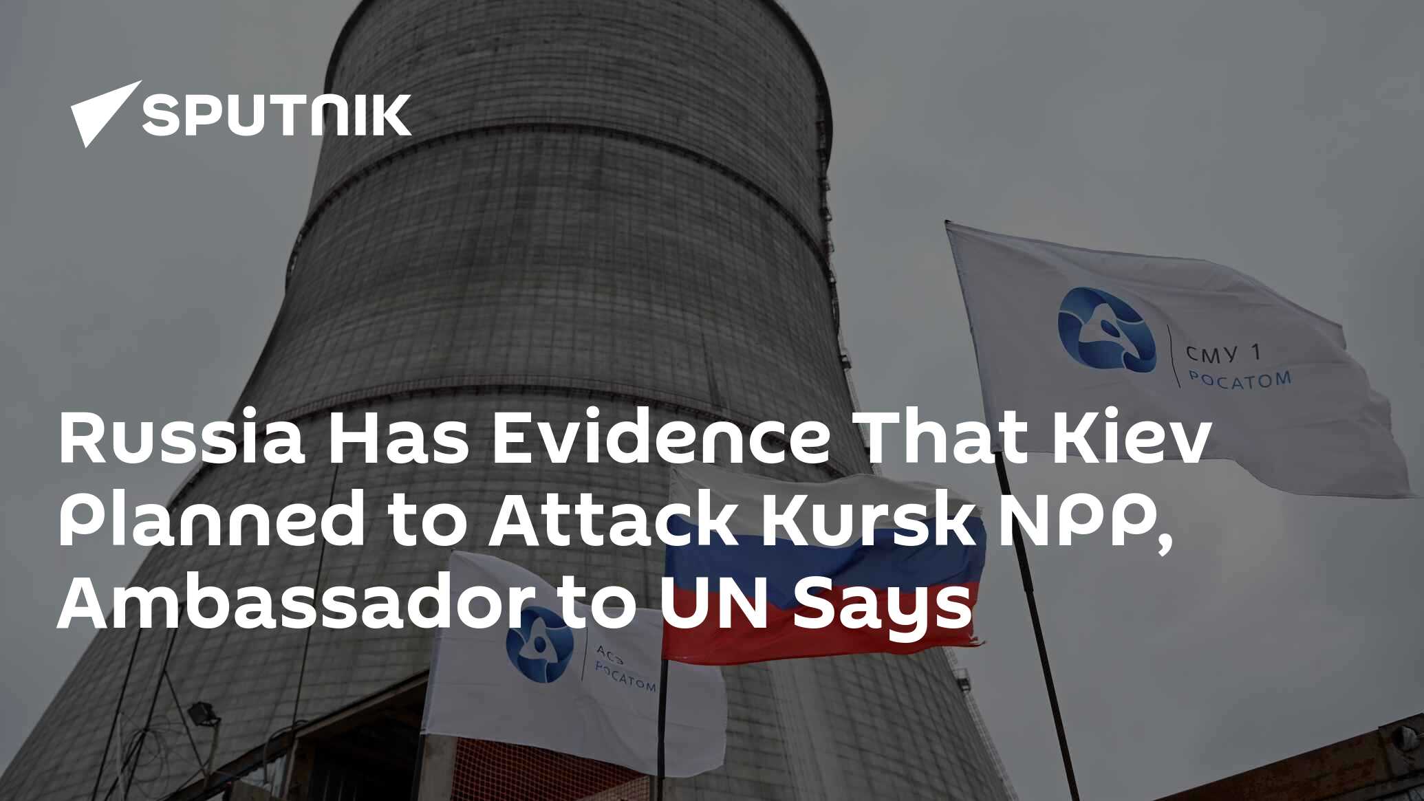 Russia Has Evidence That Kiev Planned to Attack Kursk NPP, Ambassador ...