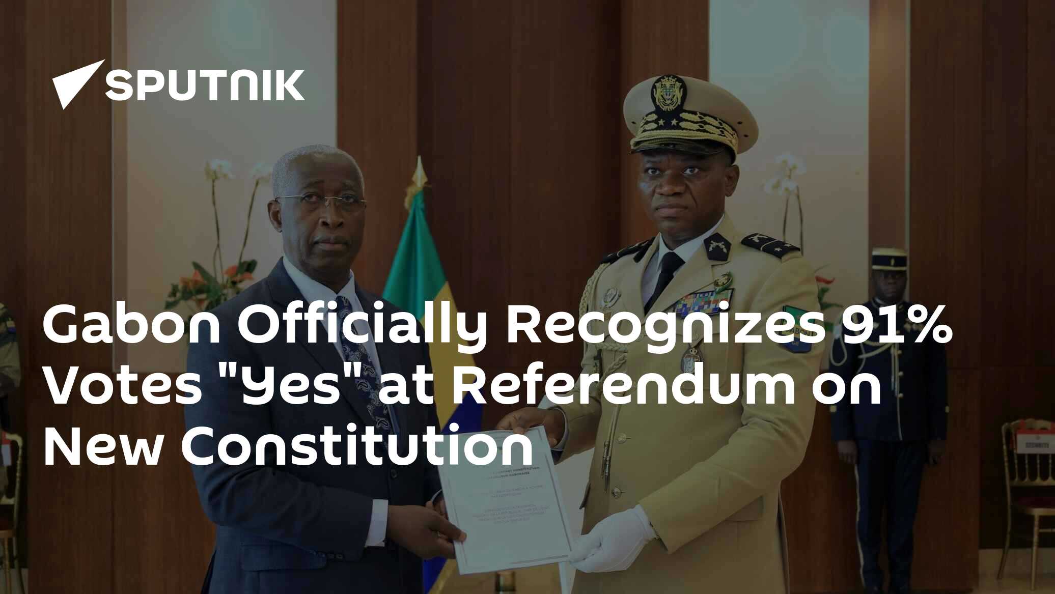 Gabon Officially Recognizes 91% Votes "Yes" at Referendum on New ...
