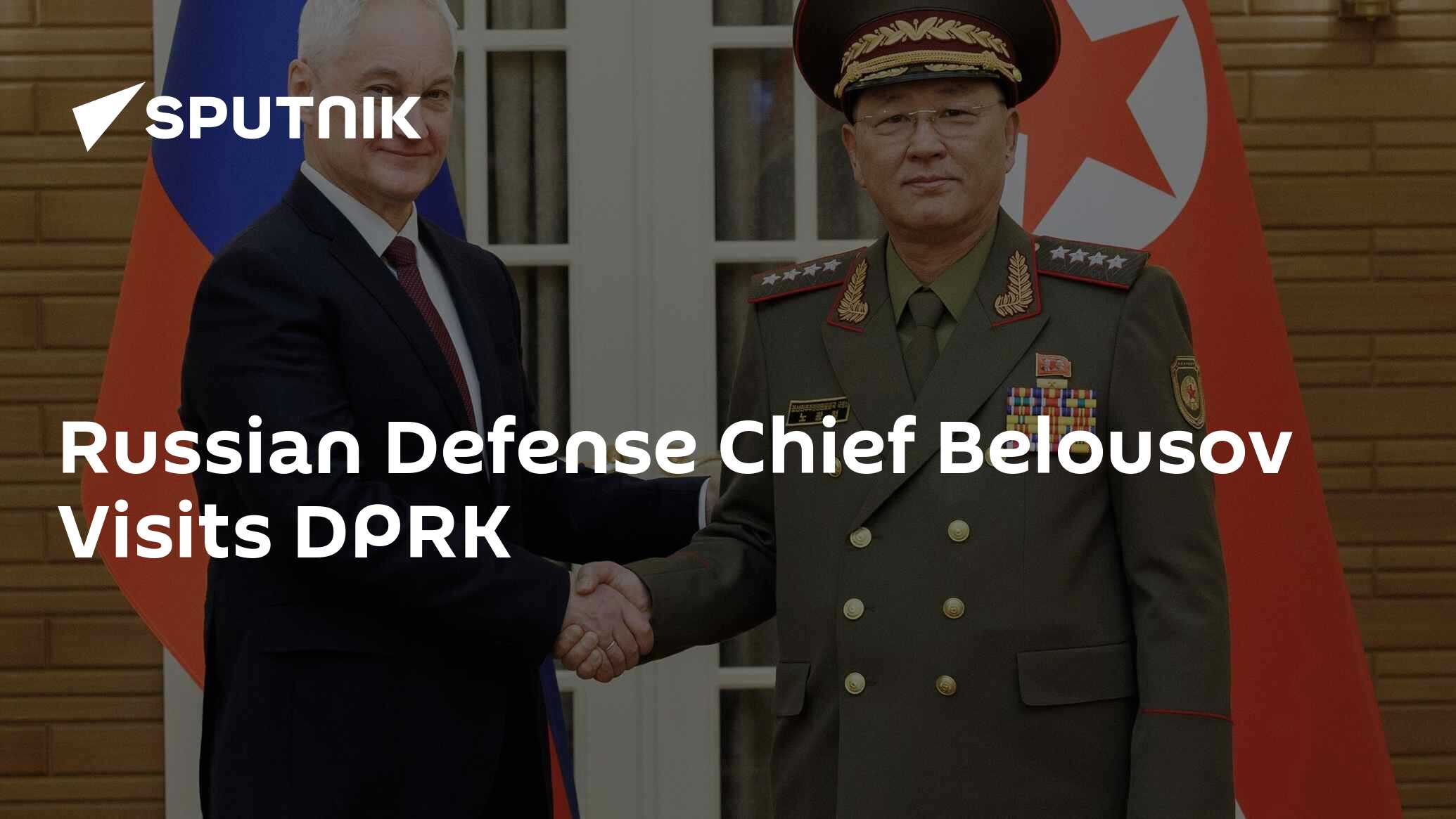 Russian Defense Chief Belousov Visits DPRK - 30.11.2024, Sputnik Africa