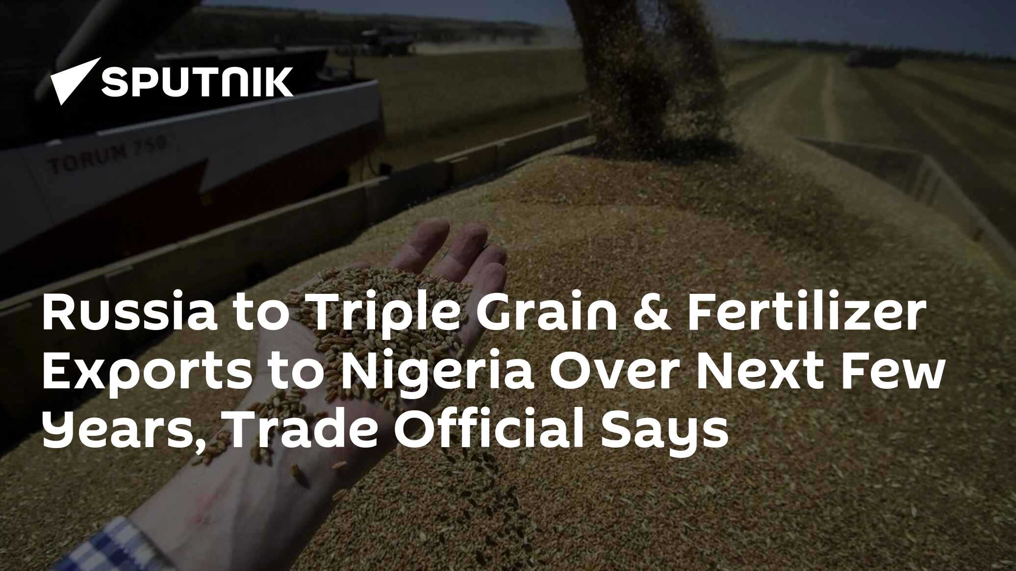 Russia to Triple Grain & Fertilizer Exports to Nigeria Over Next Few ...