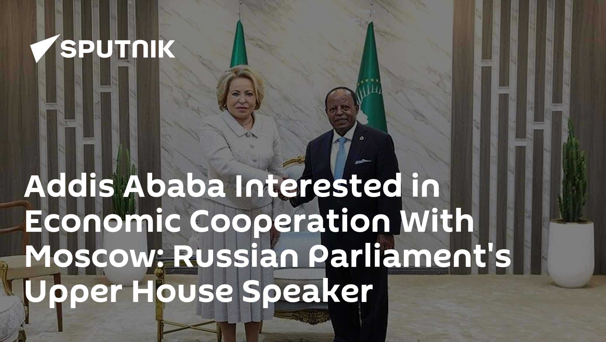 Addis Ababa Interested in Economic Cooperation With Moscow: Russian ...