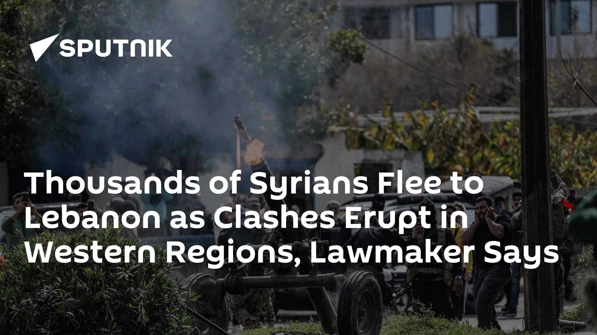 Thousands of Syrians Flee to Lebanon as Clashes Erupt in Western ...