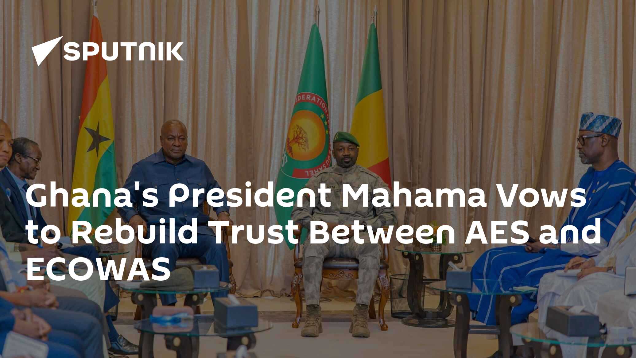 Ghana's President Mahama Vows to Rebuild Trust Between AES and ECOWAS ...