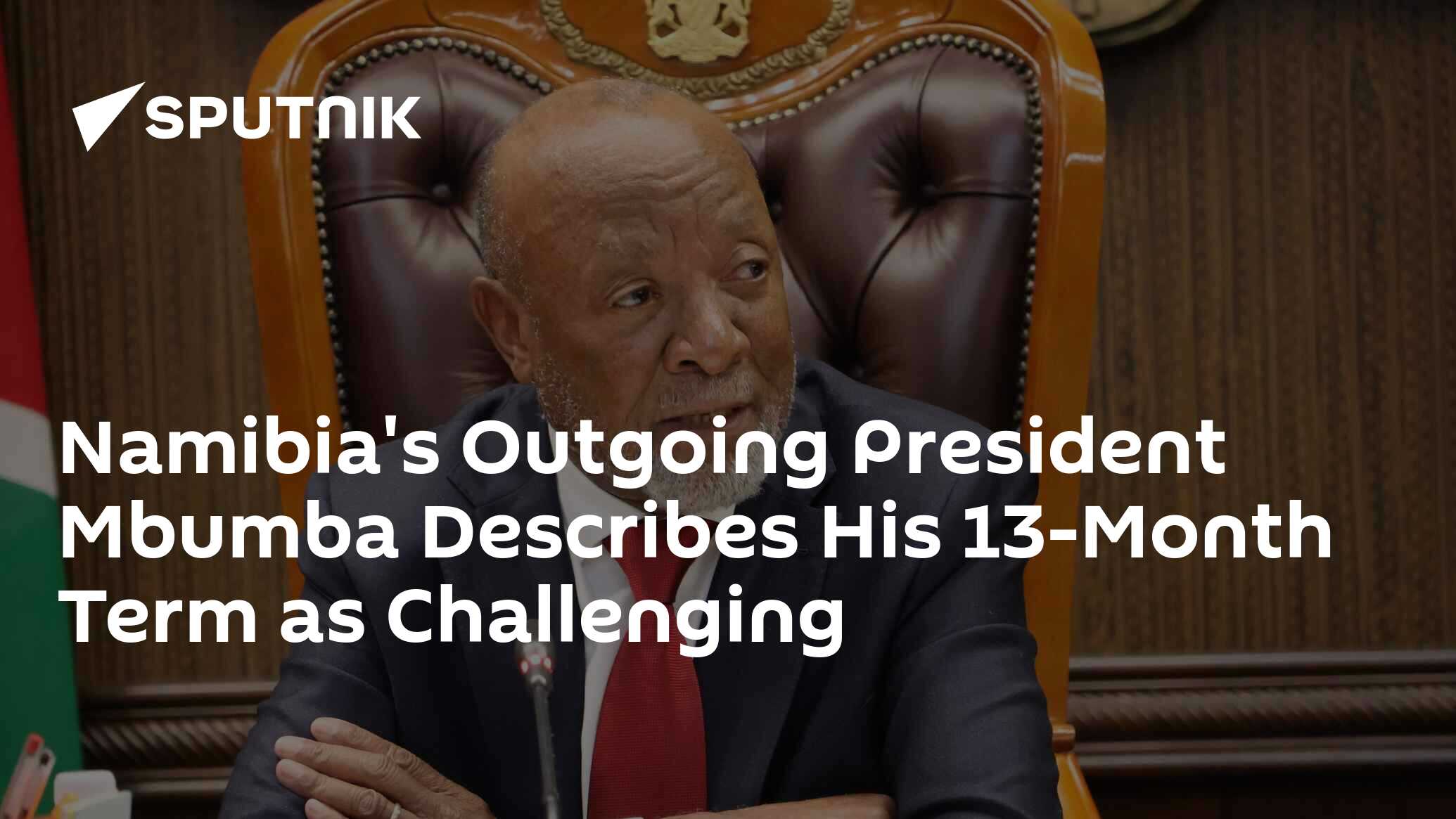 Namibia's Outgoing President Mbumba Describes His 13-Month Term as ...