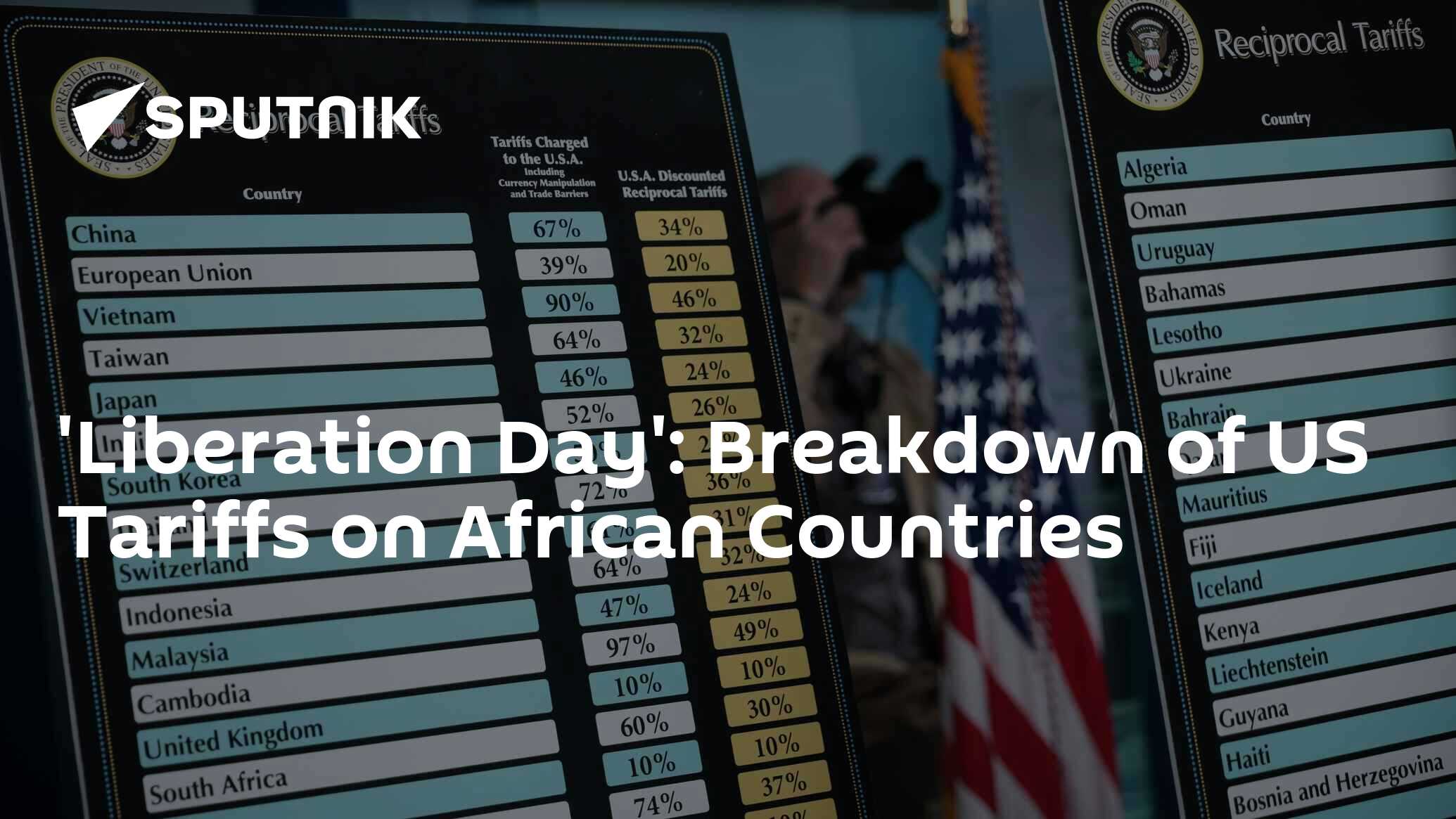 'Liberation Day': Breakdown of US Tariffs on African Countries - 03.04. ...