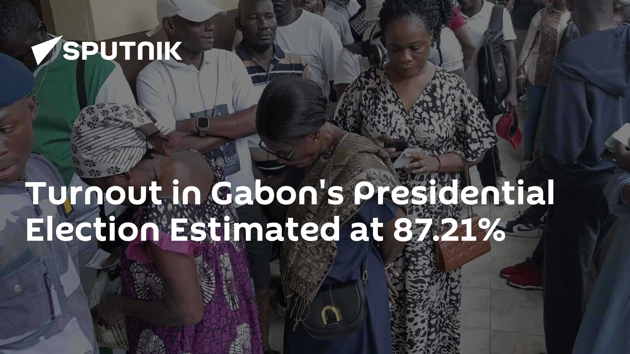 Turnout in Gabon's Presidential Election Estimated at 87.21% - 13.04. ...