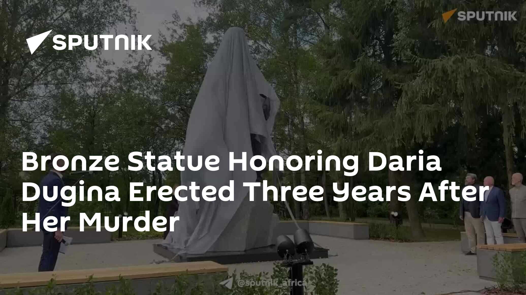 Bronze Statue Honoring Daria Dugina Erected Three Years After Her ...