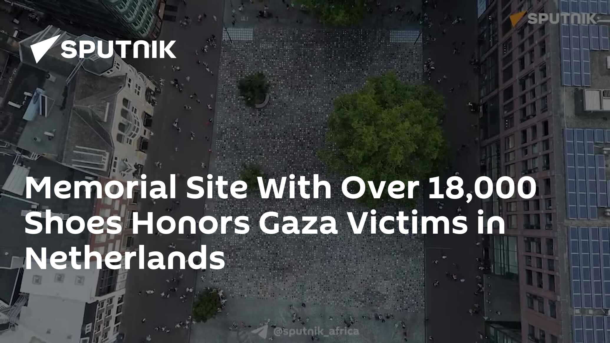 Memorial Site With Over 18,000 Shoes Honors Gaza Victims in Netherlands ...