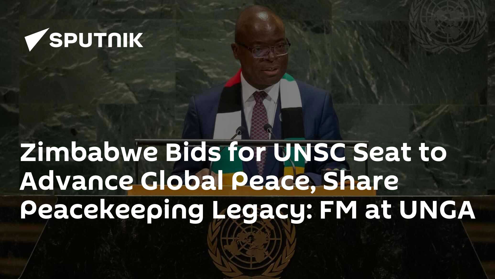 Zimbabwe Bids for UNSC Seat to Advance Global Peace, Share Peacekeeping ...