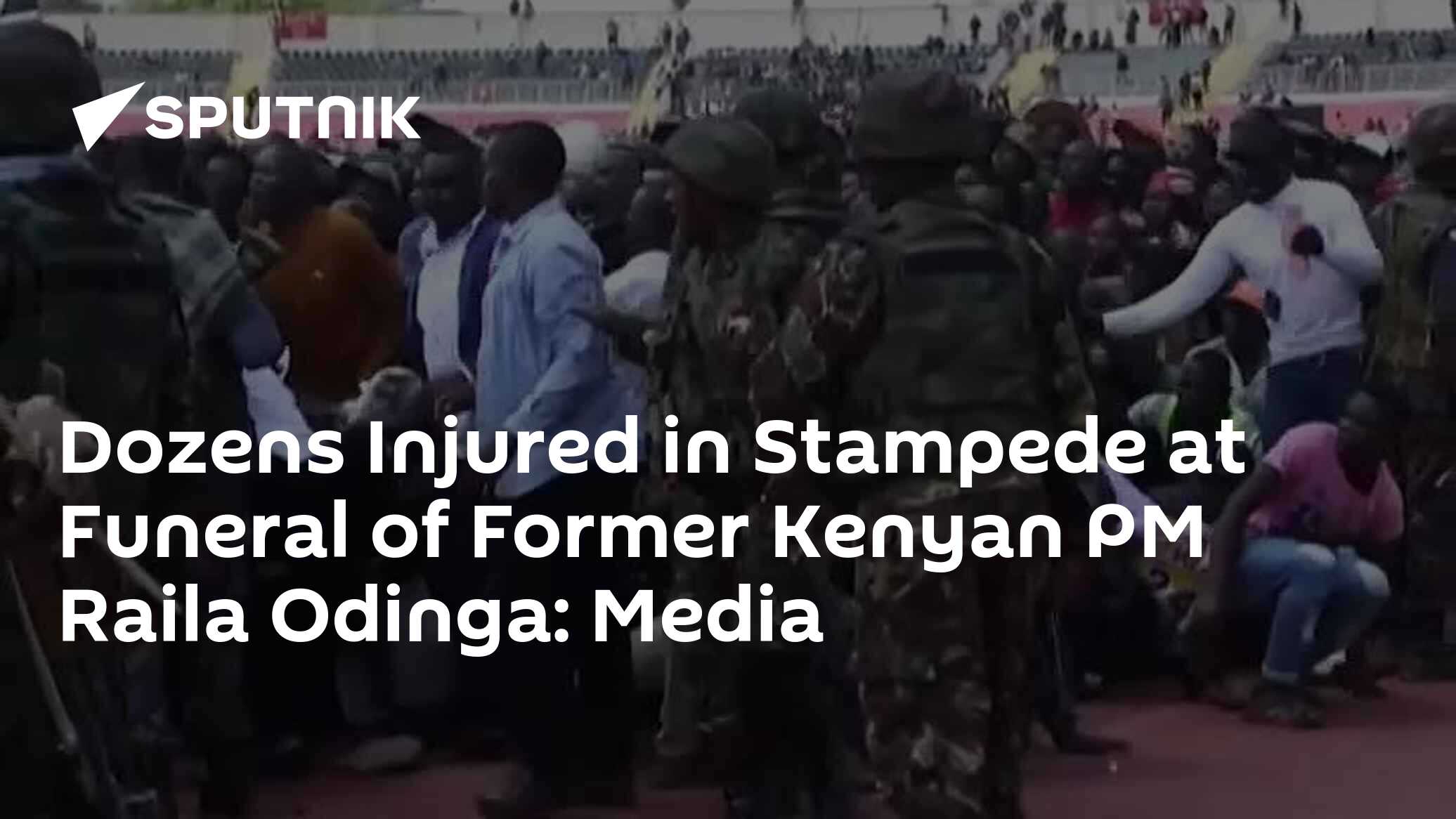 Dozens Injured in Stampede at Funeral of Former Kenyan PM Raila Odinga ...