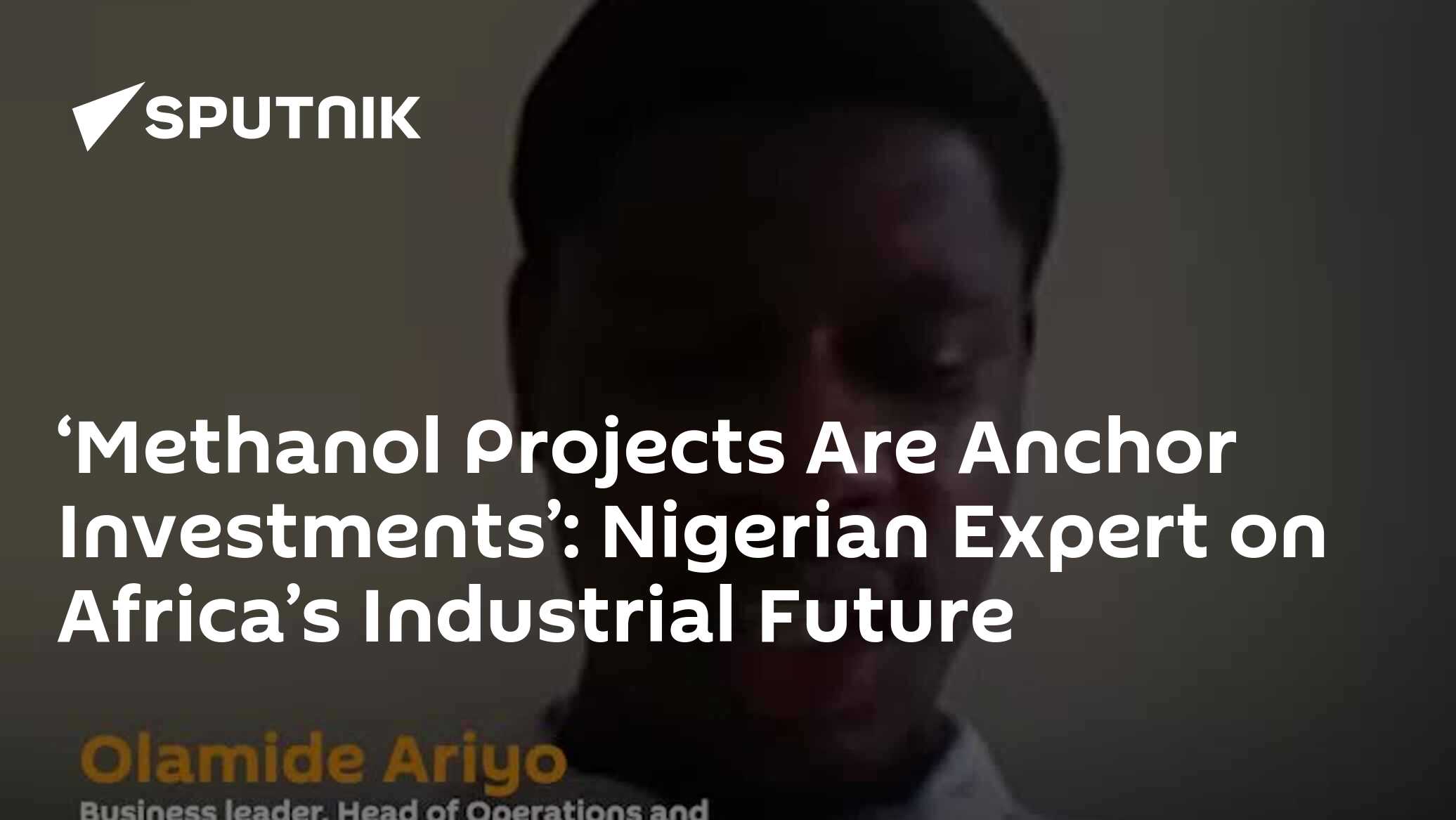 ‘Methanol Projects Are Anchor Investments’: Nigerian Expert on Africa’s ...