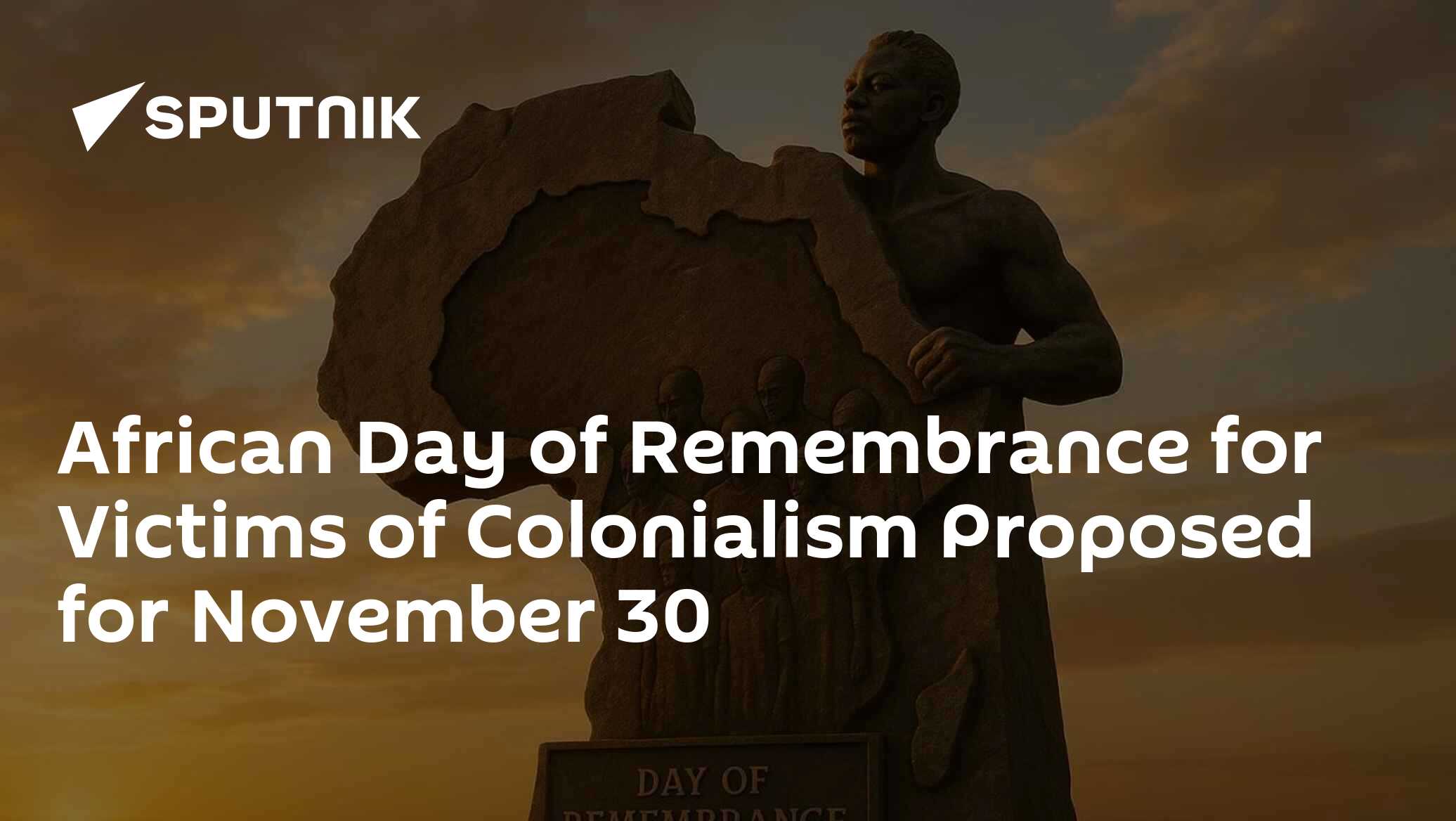 African Day of Remembrance for Victims of Colonialism Proposed for ...