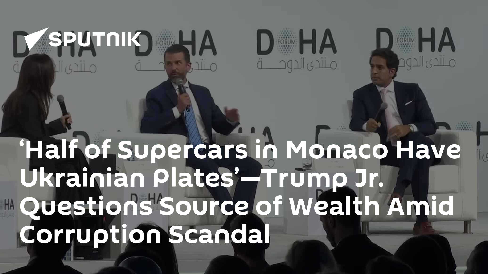 ‘Half of Supercars in Monaco Have Ukrainian Plates’—Trump Jr. Questions ...