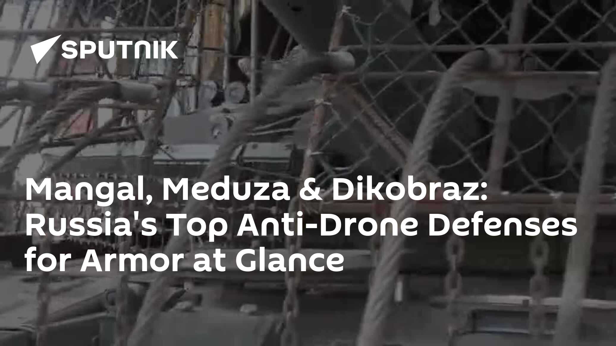 Mangal, Meduza & Dikobraz: Russia's Top Anti-Drone Defenses for Armor ...