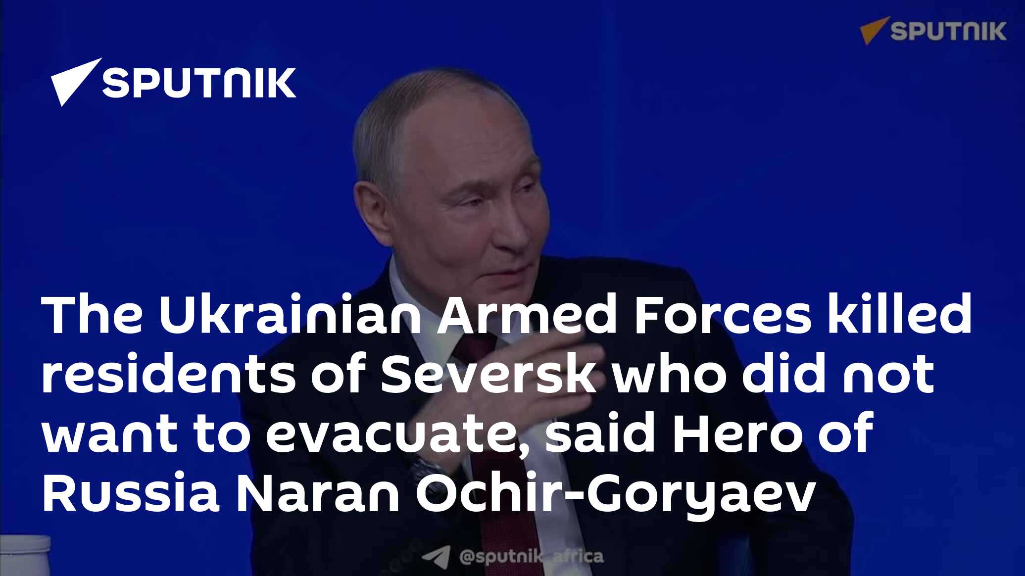 The Ukrainian Armed Forces killed residents of Seversk who did not want ...