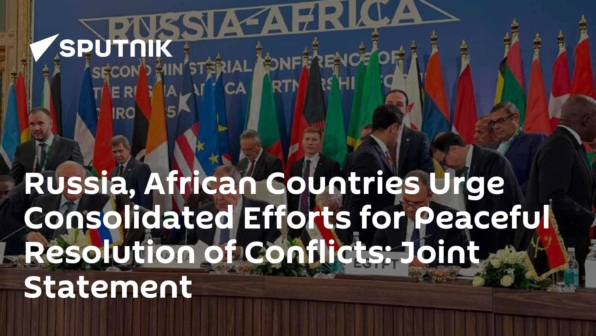 Russia, African Countries Urge Consolidated Efforts for Peaceful ...