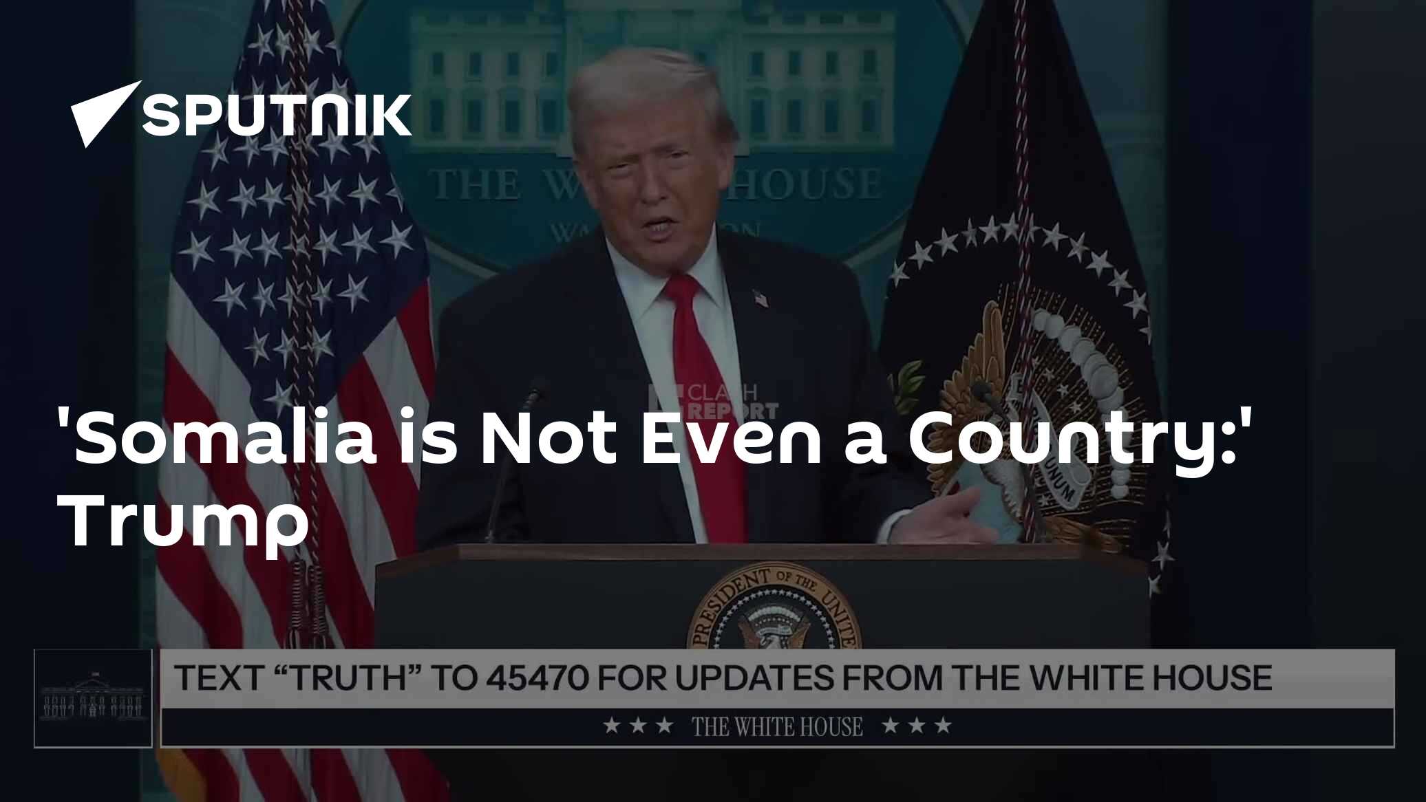 'Somalia is Not Even a Country:' Trump - 20.01.2026, Sputnik Africa