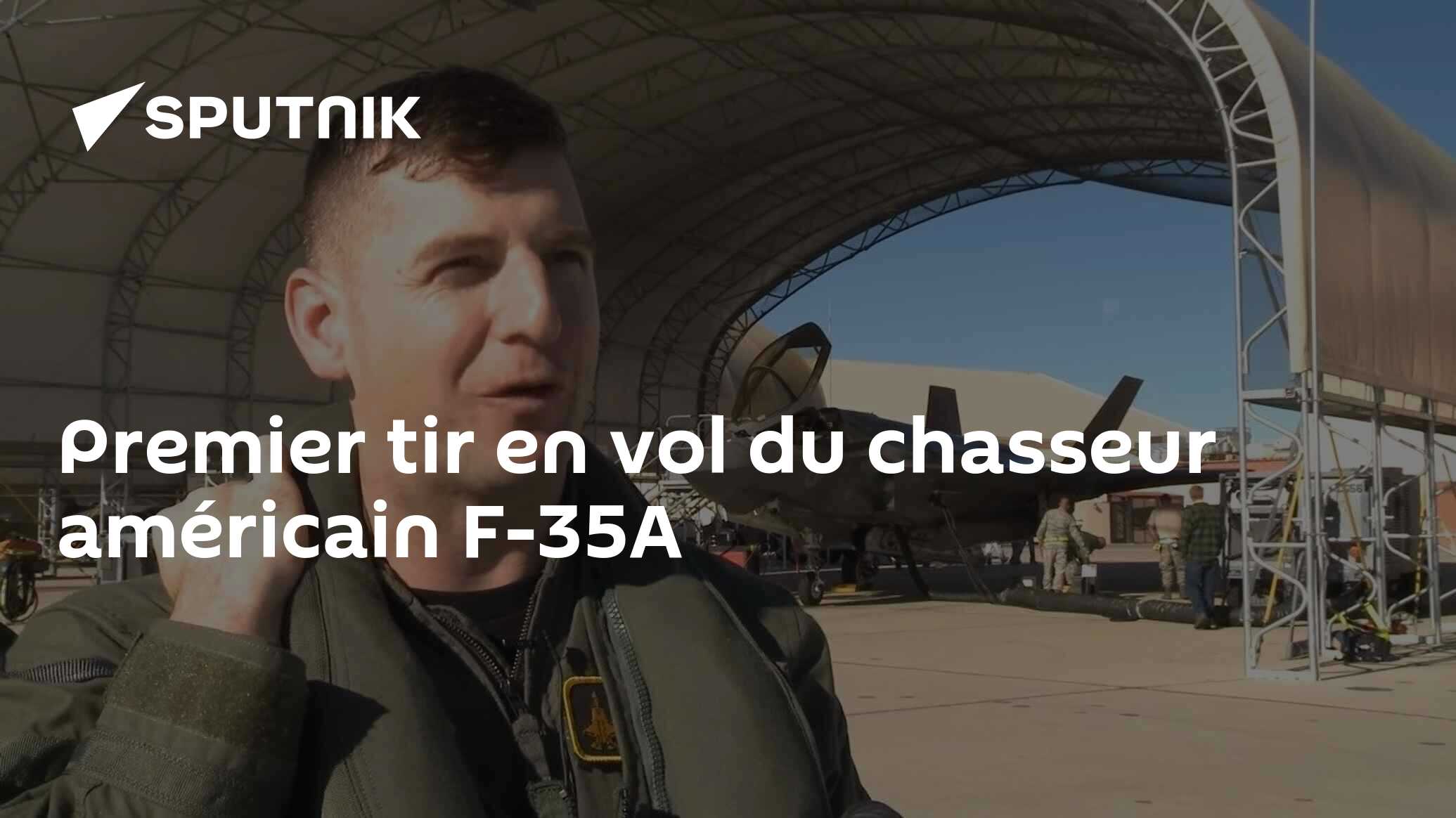 Premier tir en vol du chasseur américain F-35A - 05.11.2015, Sputnik ...