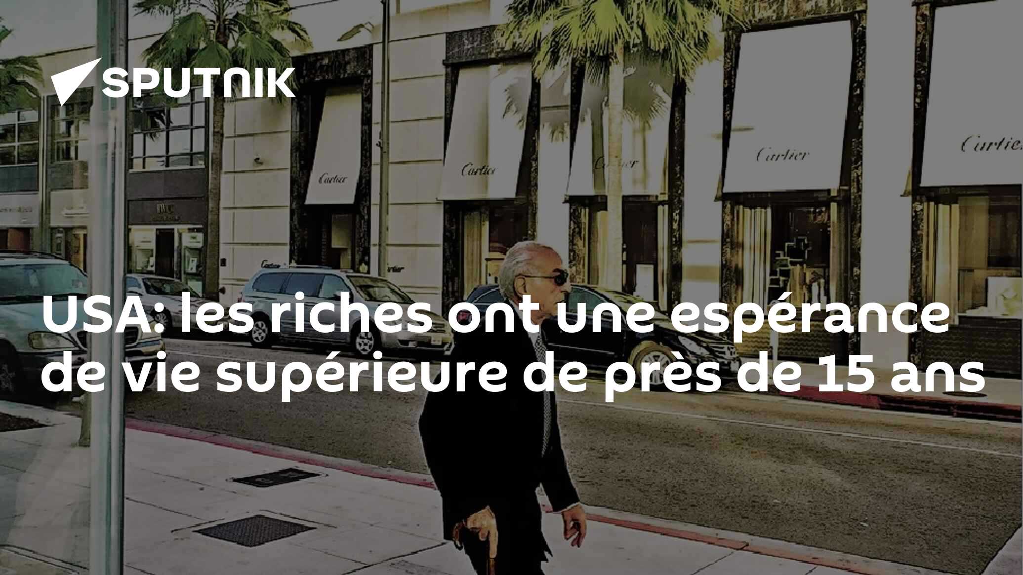 USA: les riches ont une espérance de vie supérieure de près de 15 ans ...