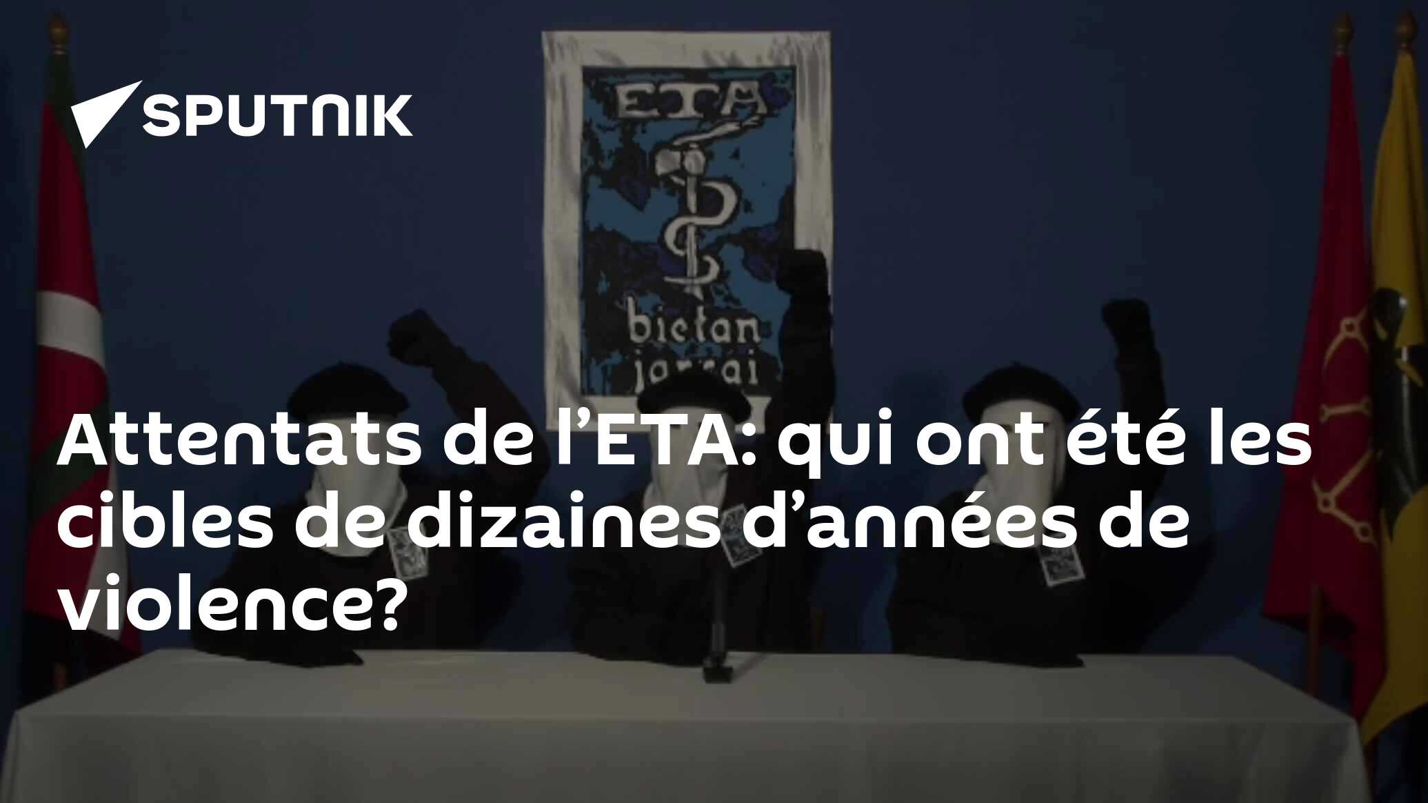 Attentats de l’ETA: qui ont été les cibles de dizaines d’années de ...
