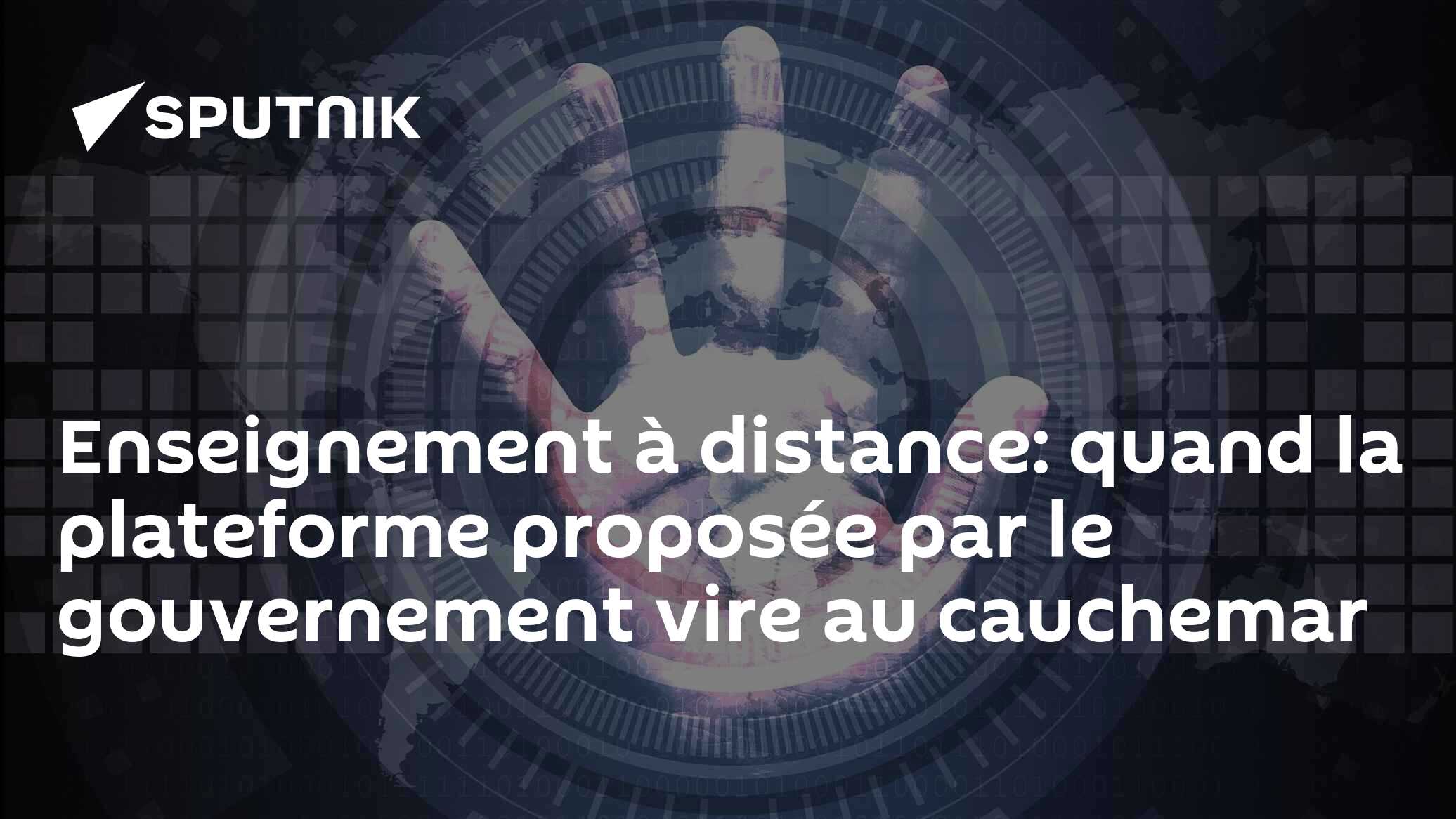 Enseignement à distance: quand la plateforme proposée par le ...