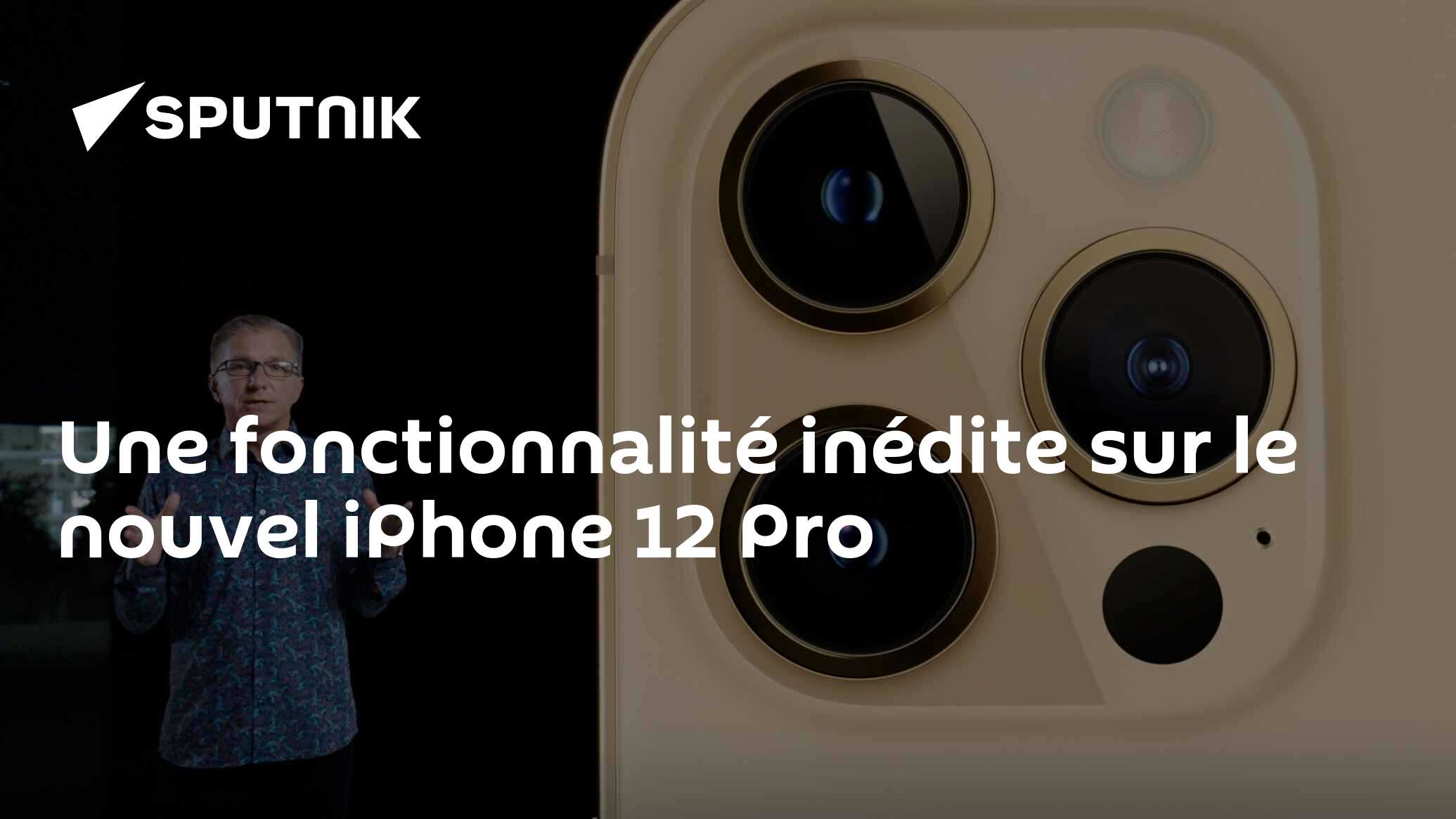 Une fonctionnalité inédite sur le nouvel iPhone 12 Pro - 26.10.2020, Sputnik Afrique