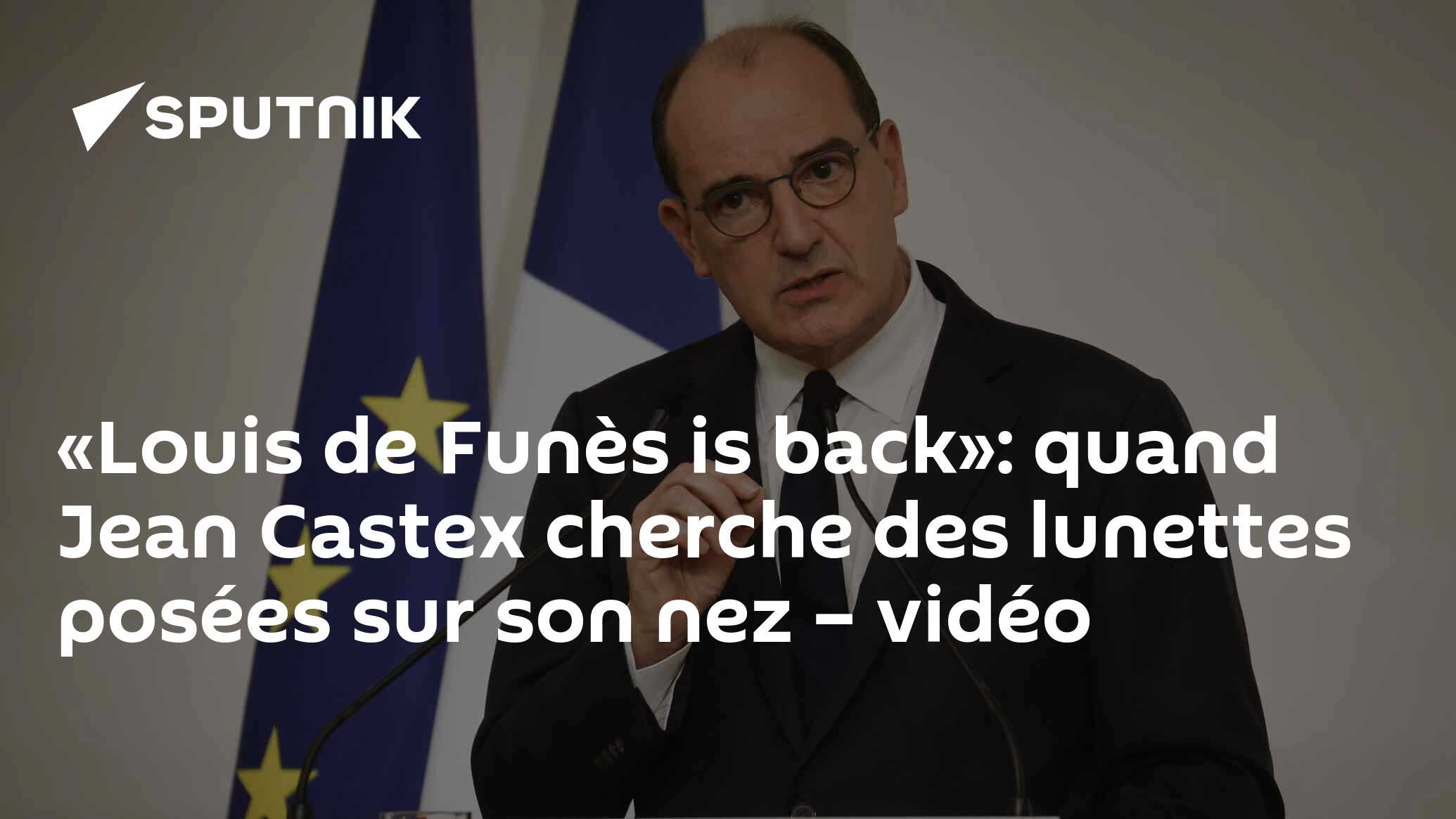 «Louis de Funès is back»: quand Jean Castex cherche des lunettes posées ...
