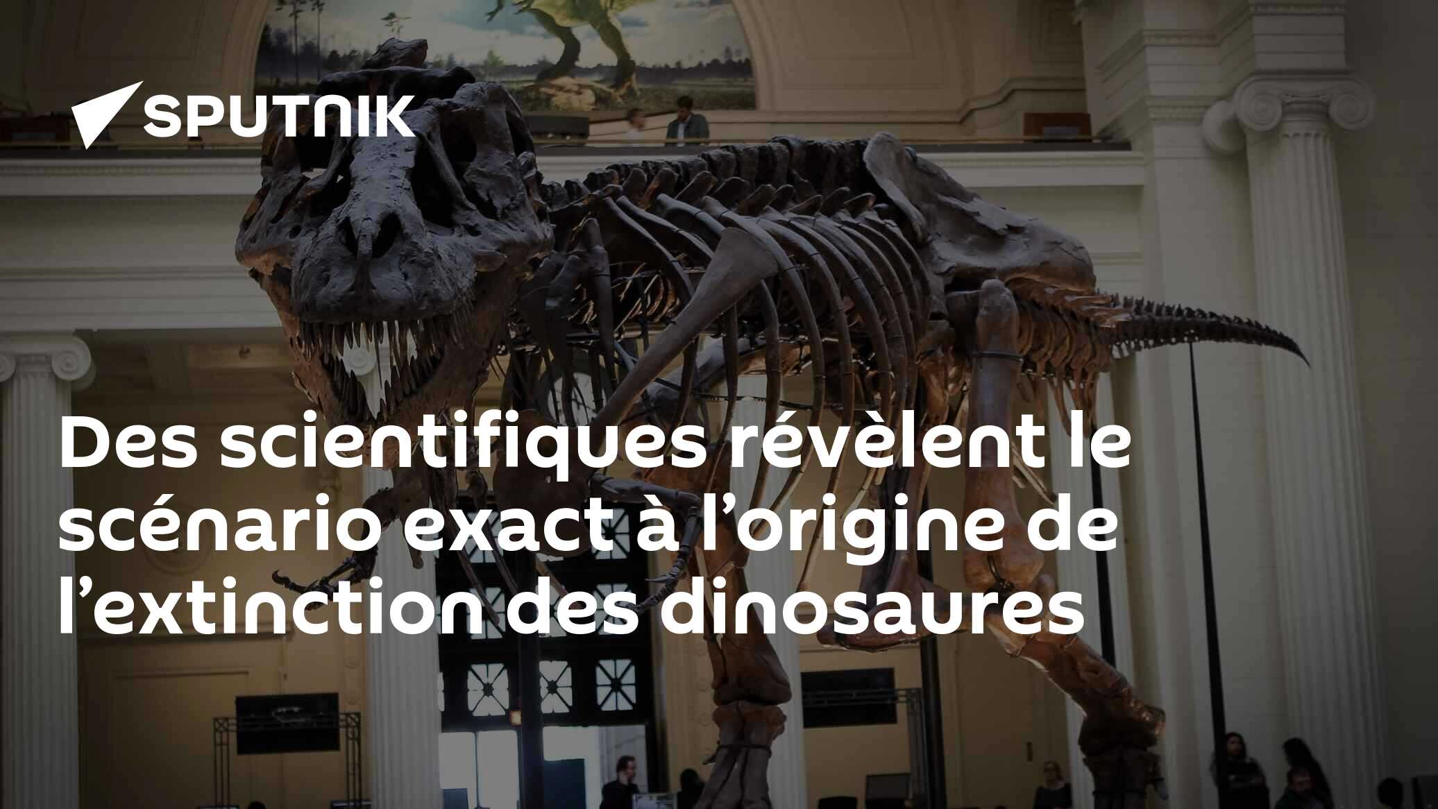 Des scientifiques révèlent le scénario exact à l’origine de l’extinction des dinosaures - 07.10. ...