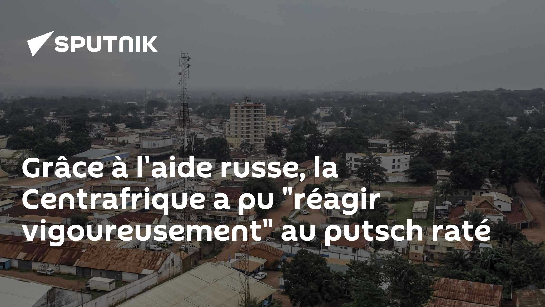 Grâce à l'aide russe, la Centrafrique a pu "réagir vigoureusement" au ...