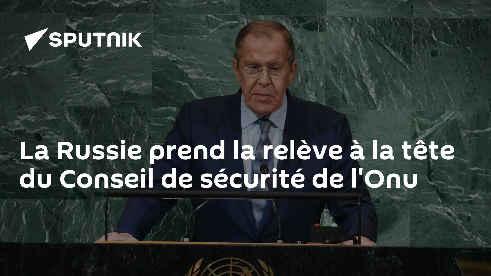 La Russie prend la relève à la tête du Conseil de sécurité de l'Onu - 01.04.2023, Sputnik Afrique