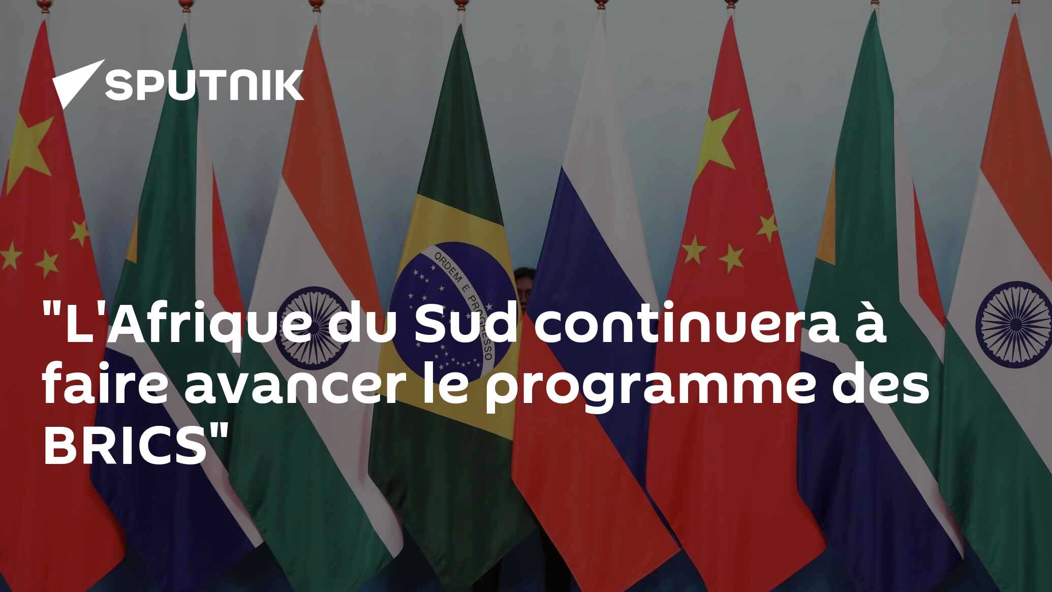 "L'Afrique du Sud continuera à faire avancer le programme des BRICS ...