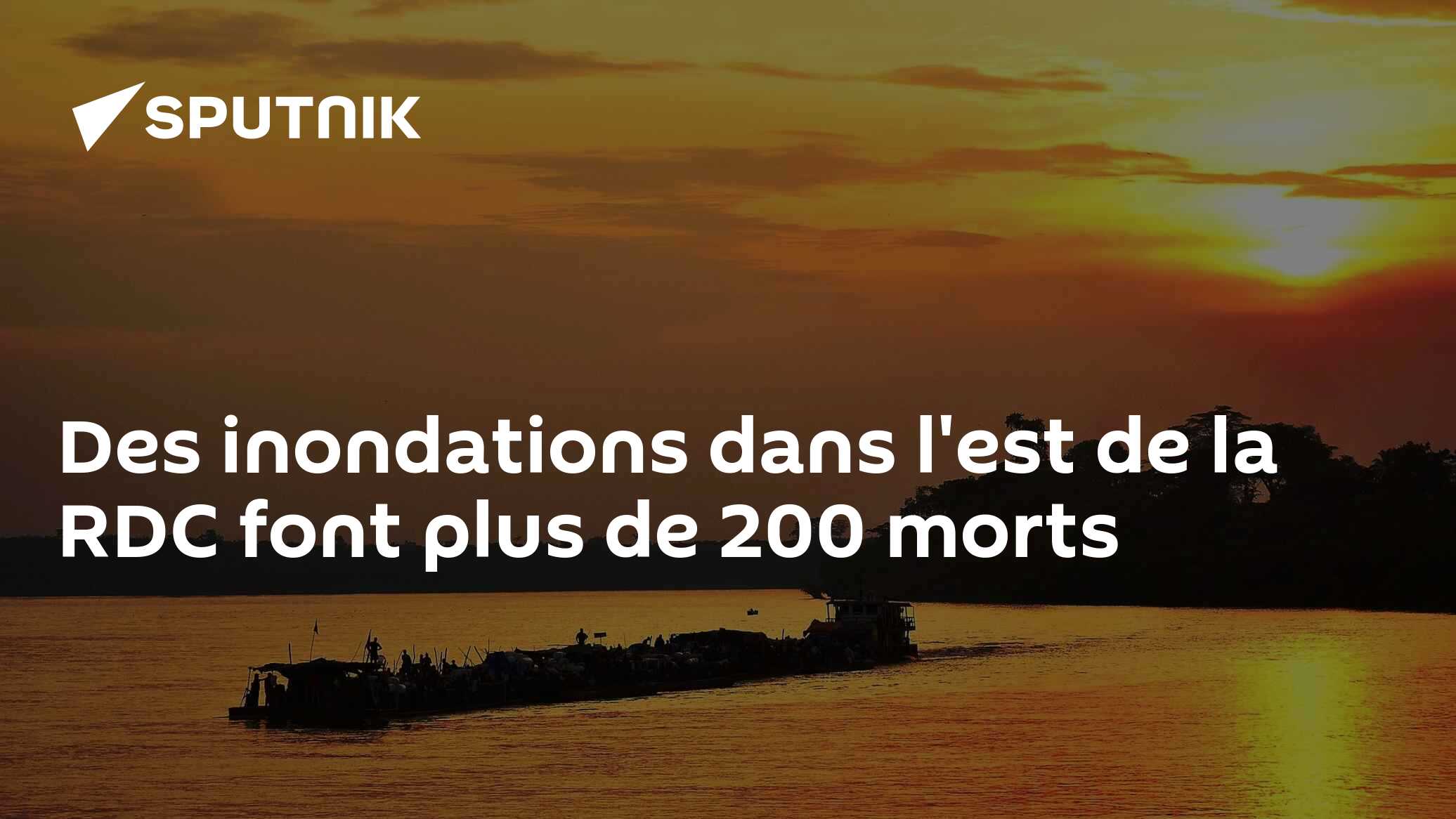 Des inondations dans l'est de la RDC font plus de 200 morts - 07.05. ...