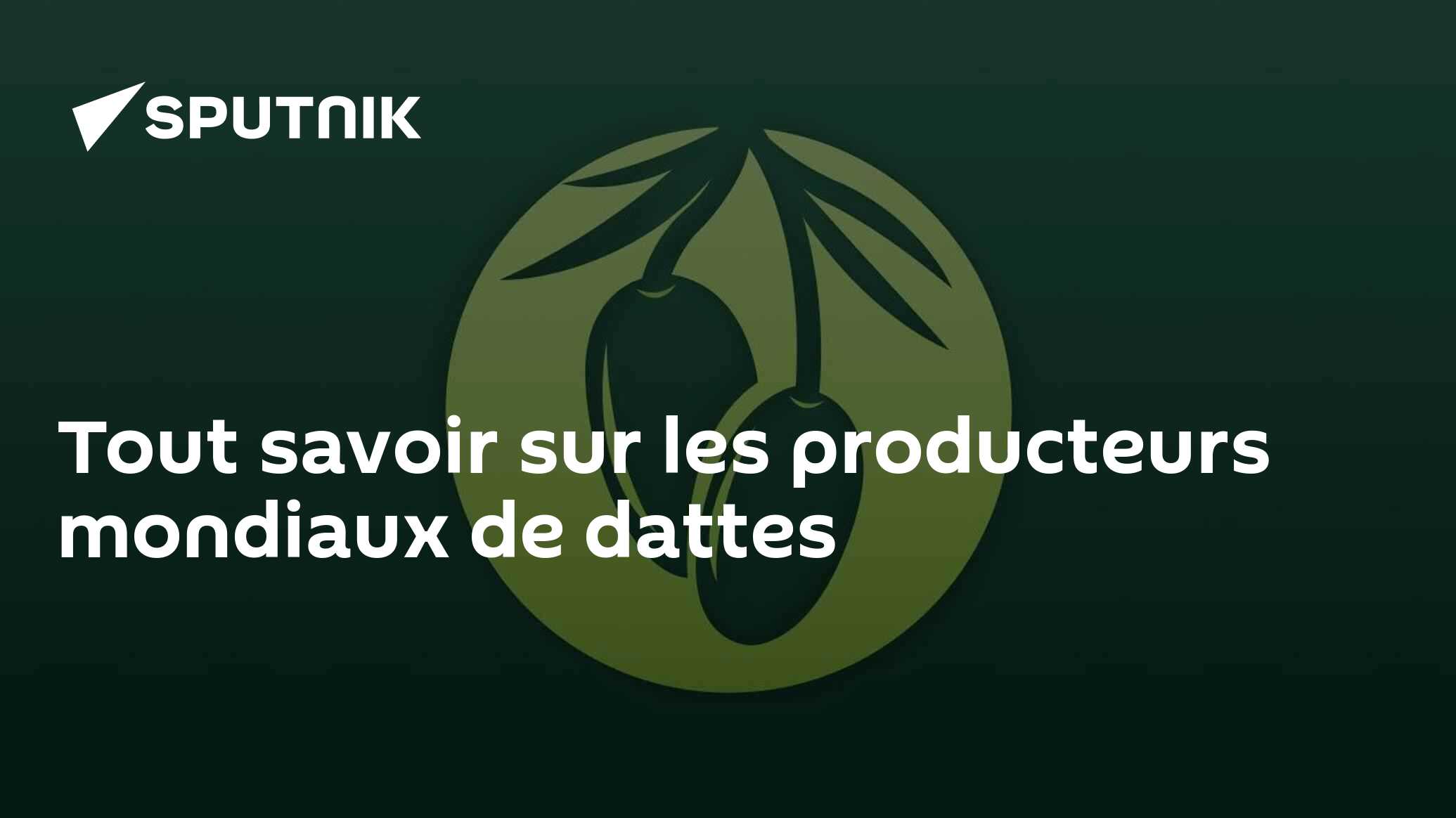 Tout savoir sur les producteurs mondiaux de dattes - 23.09.2023 ...