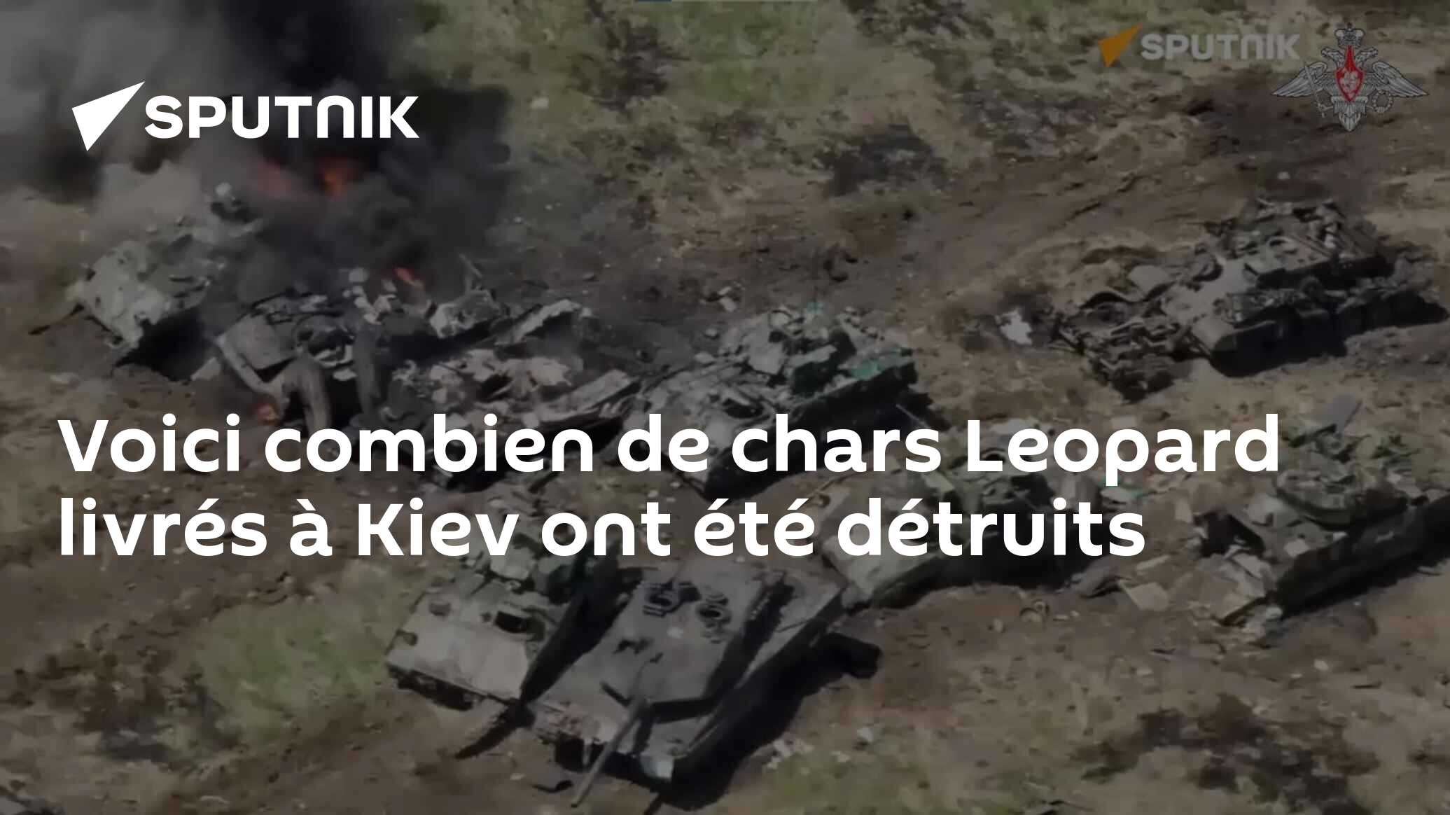 Voici combien de chars Leopard livrés à Kiev ont été détruits - 01.10.2023, Sputnik Afrique