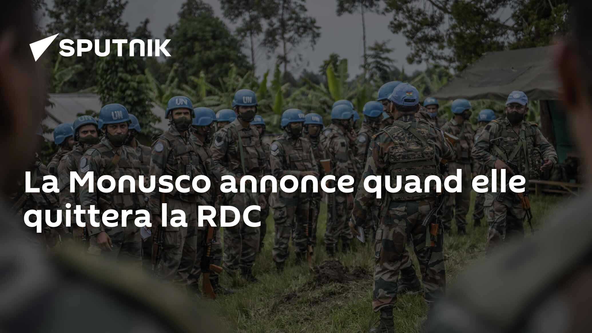 La Monusco annonce quand elle quittera la RDC - 22.11.2023, Sputnik Afrique