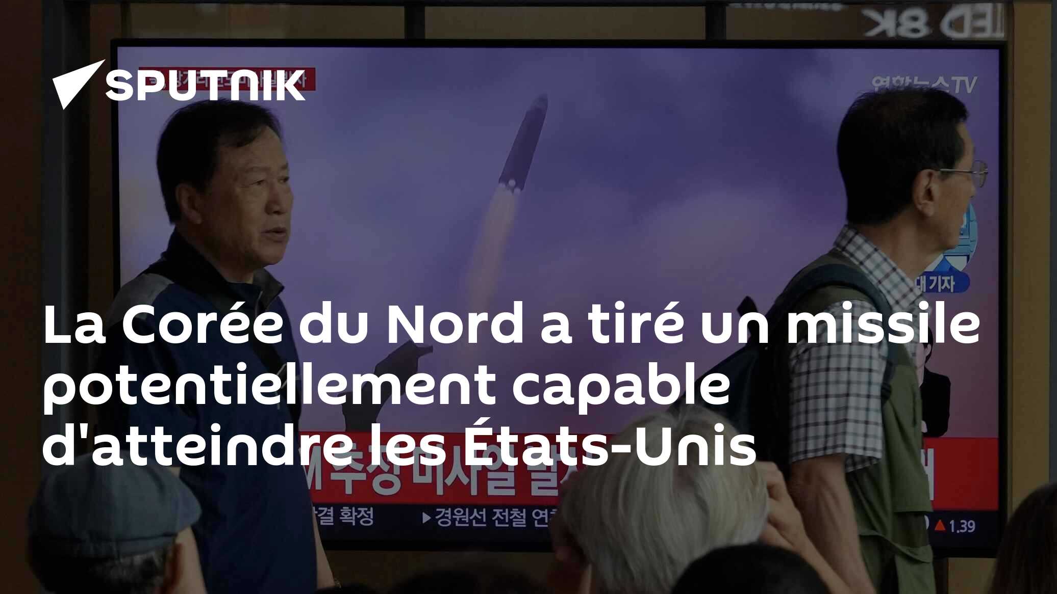 La Corée Du Nord A Tiré Un Missile Potentiellement Capable Datteindre