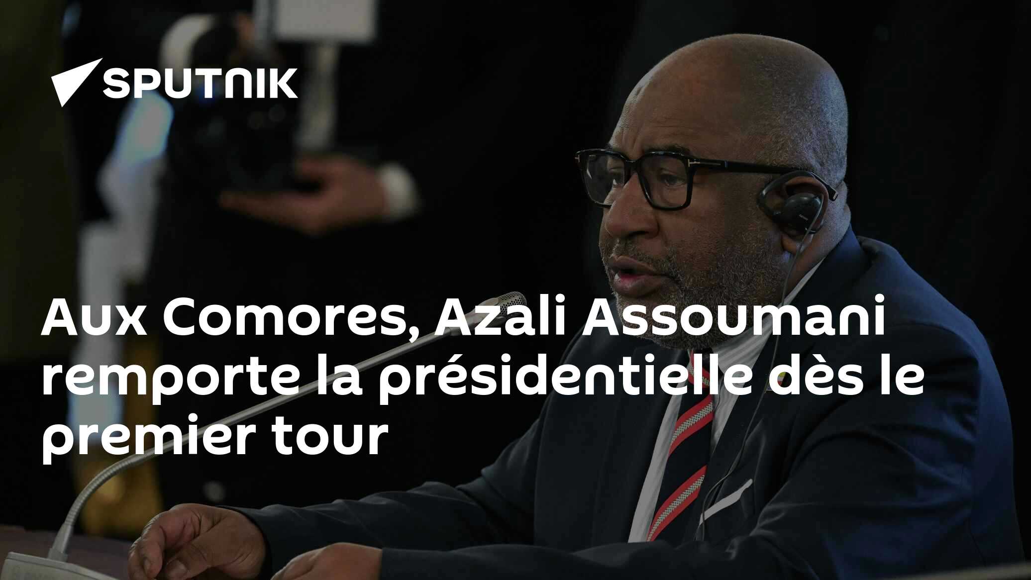 Aux Comores, Azali Assoumani remporte la présidentielle dès le premier ...
