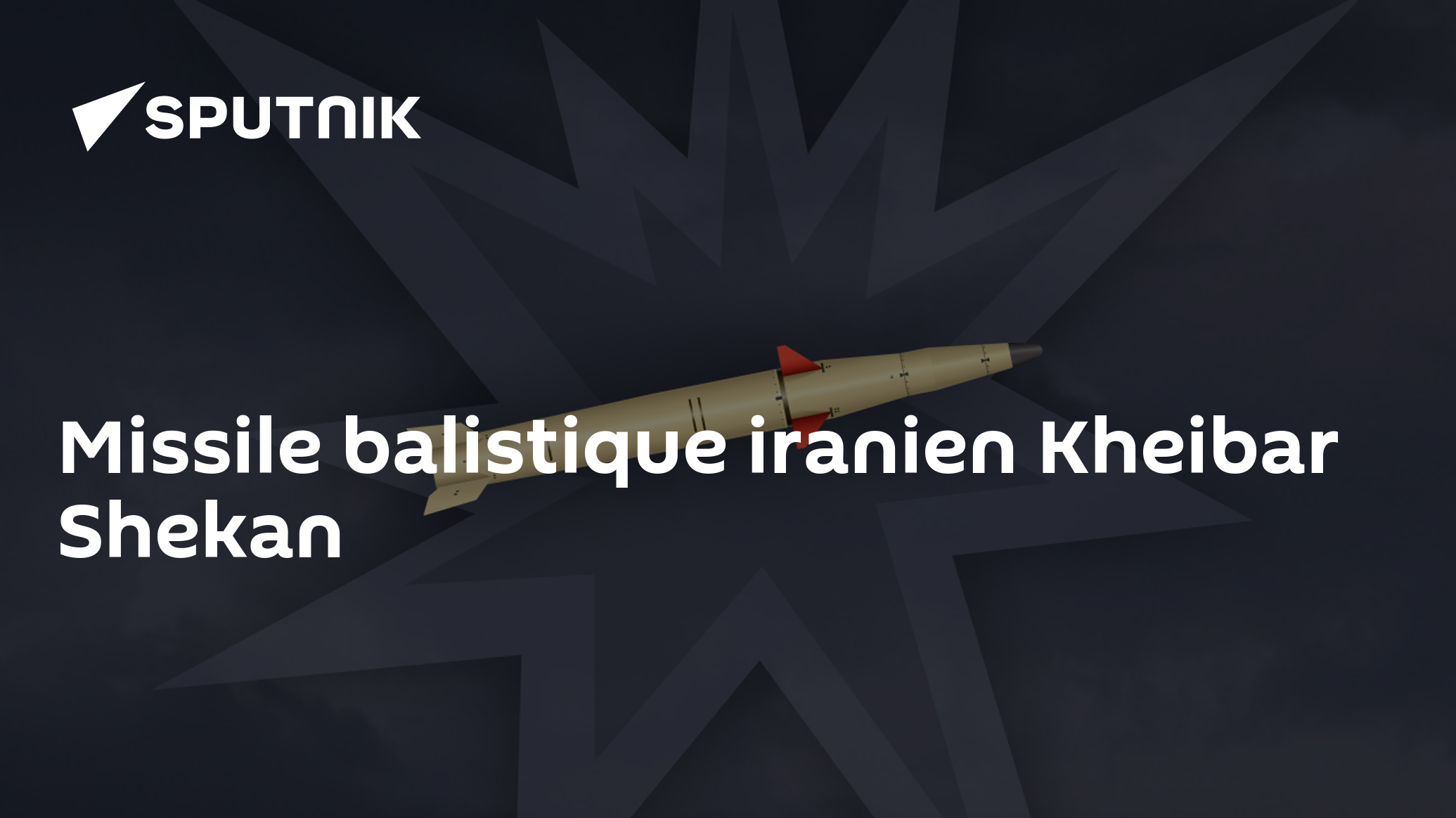 Missile balistique iranien Kheibar Shekan - 17.01.2024, Sputnik Afrique ...