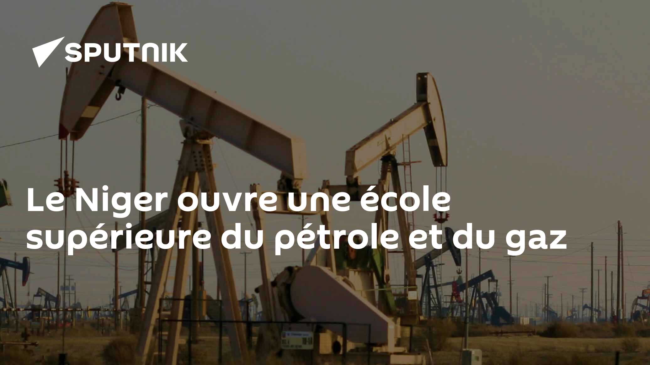 Le Niger ouvre une école supérieure du pétrole et du gaz - 21.05.2024 ...