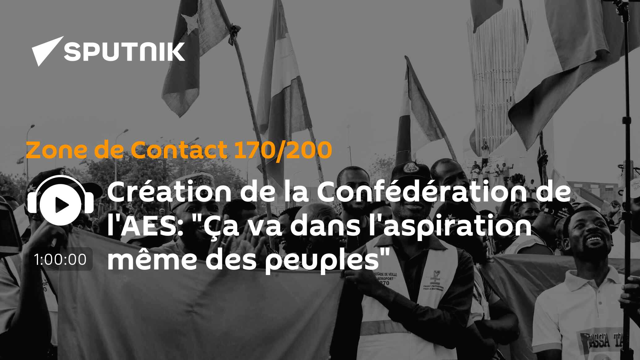 Création de la Confédération de l'AES: "Ça va dans l'aspiration même ...