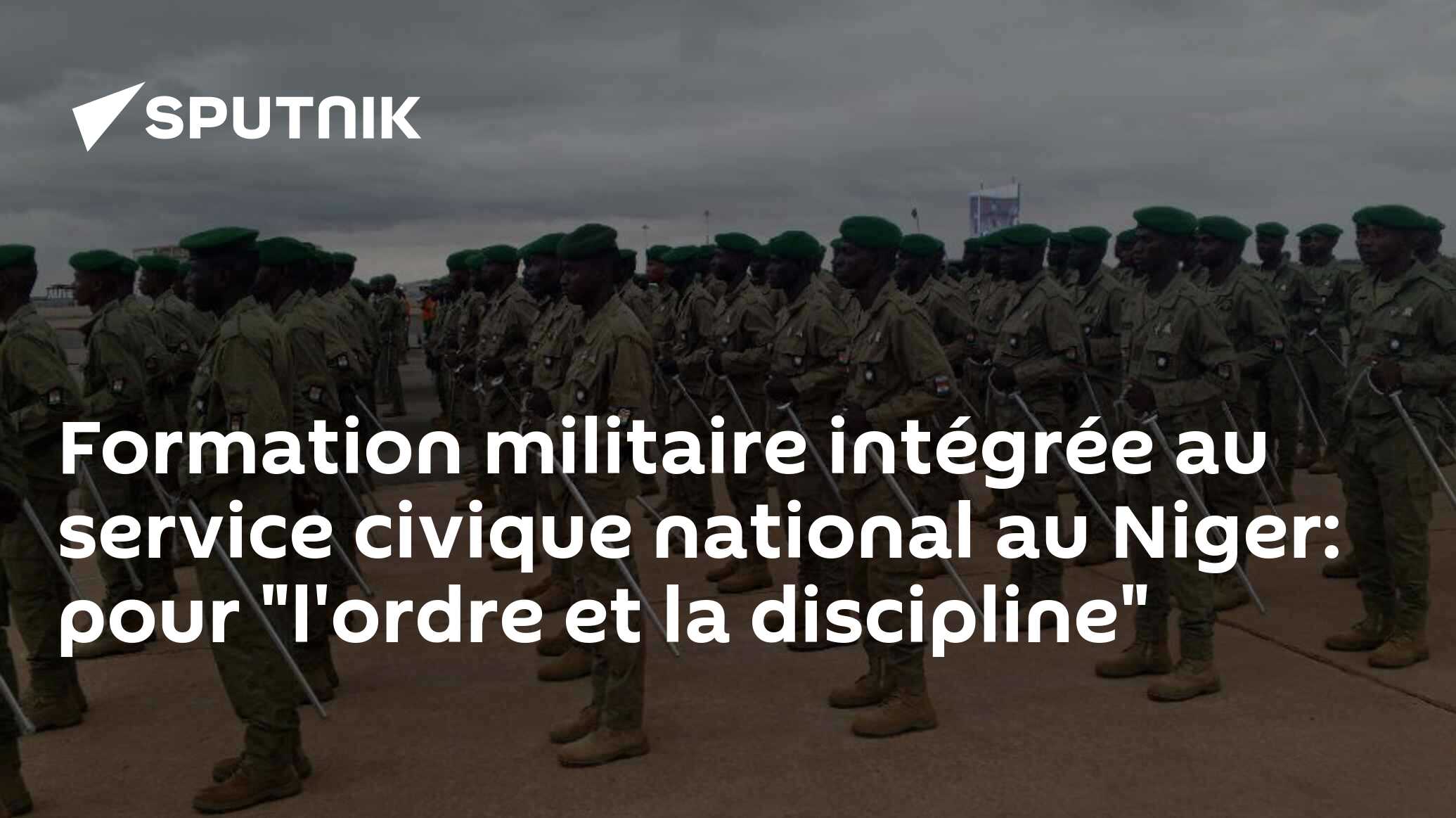 Formation militaire intégrée au service civique national au Niger: pour ...