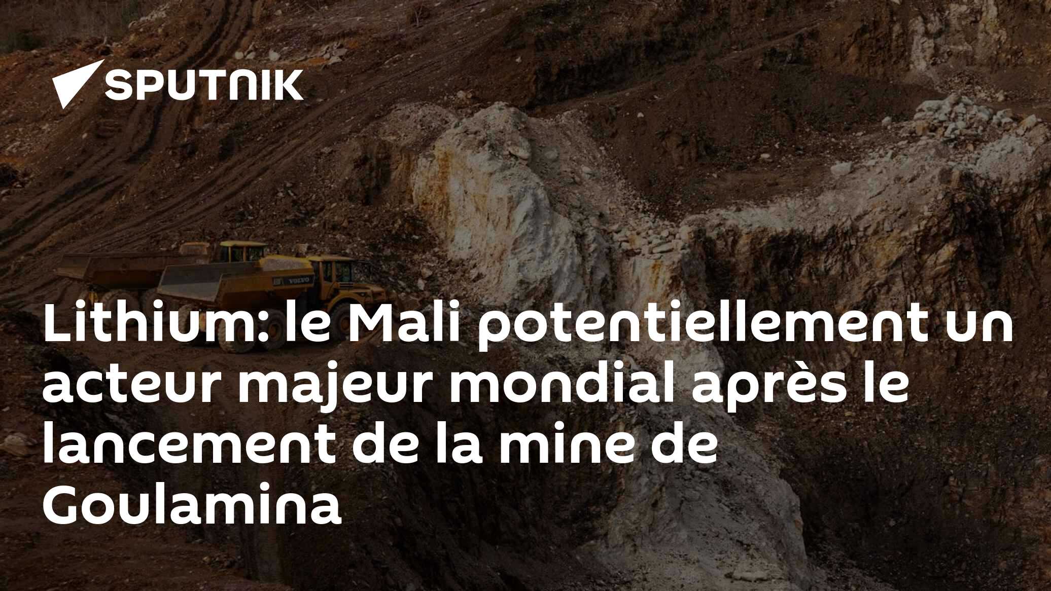 Lithium: le Mali potentiellement un acteur majeur mondial après le ...