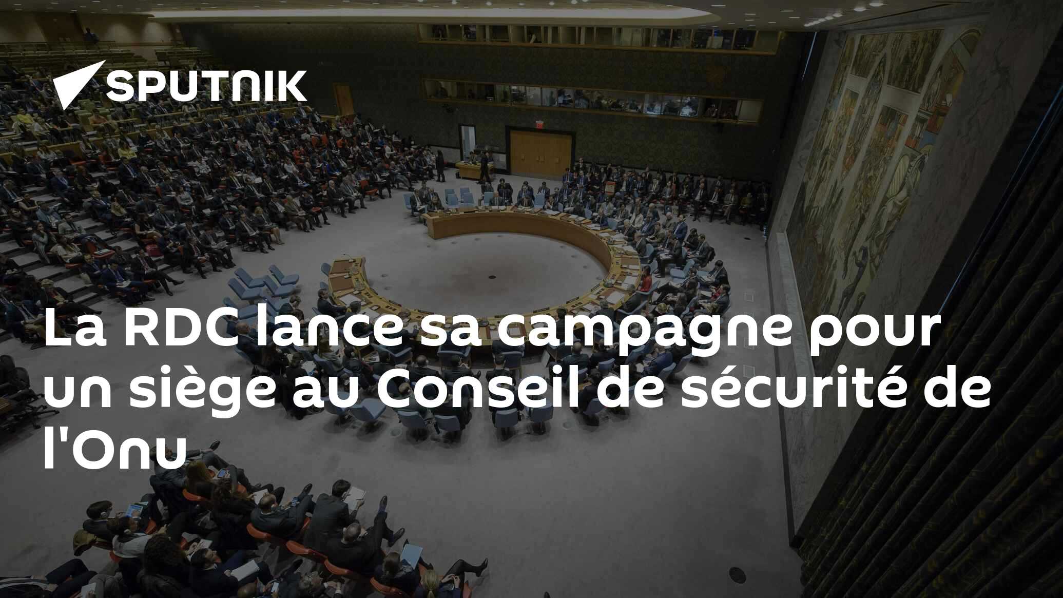 La RDC lance sa campagne pour un siège au Conseil de sécurité de l'Onu - 20.12.2024, Sputnik Afrique