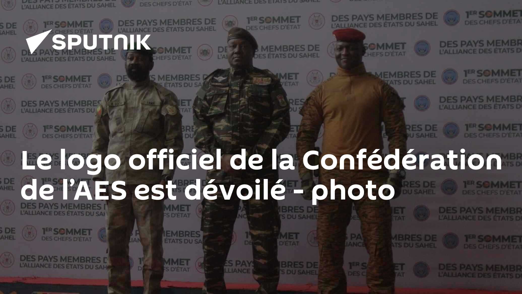 Le logo officiel de la Confédération de l’AES est dévoilé - photo - 31. ...