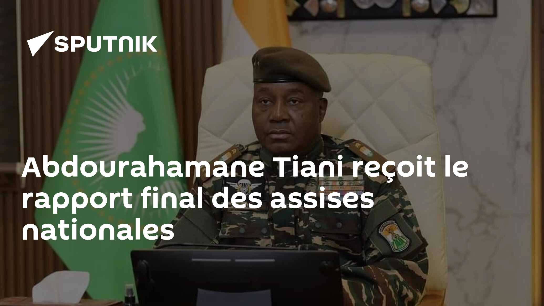 Abdourahamane Tiani reçoit le rapport final des assises nationales - 10 ...