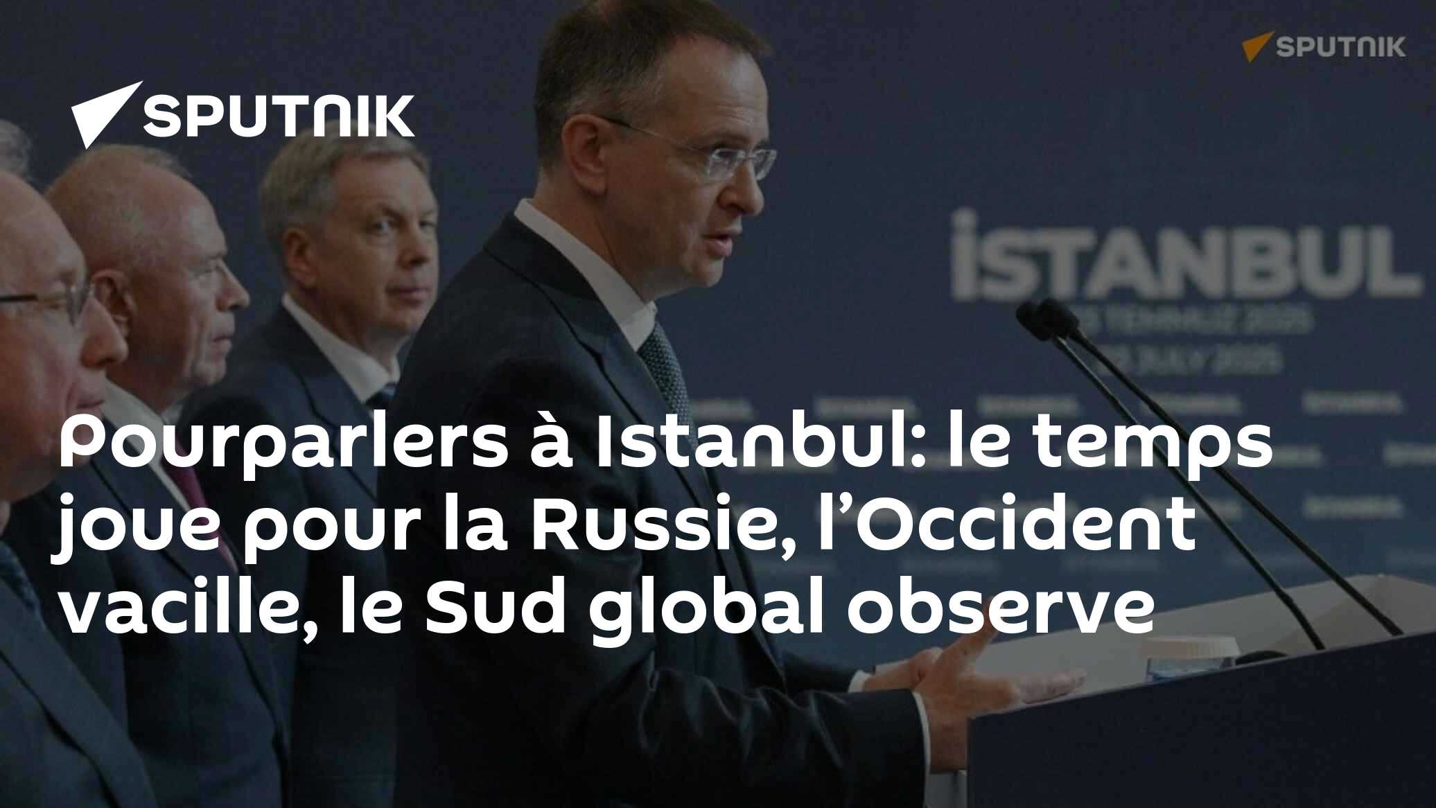 Pourparlers à Istanbul: le temps joue pour la Russie, l’Occident ...