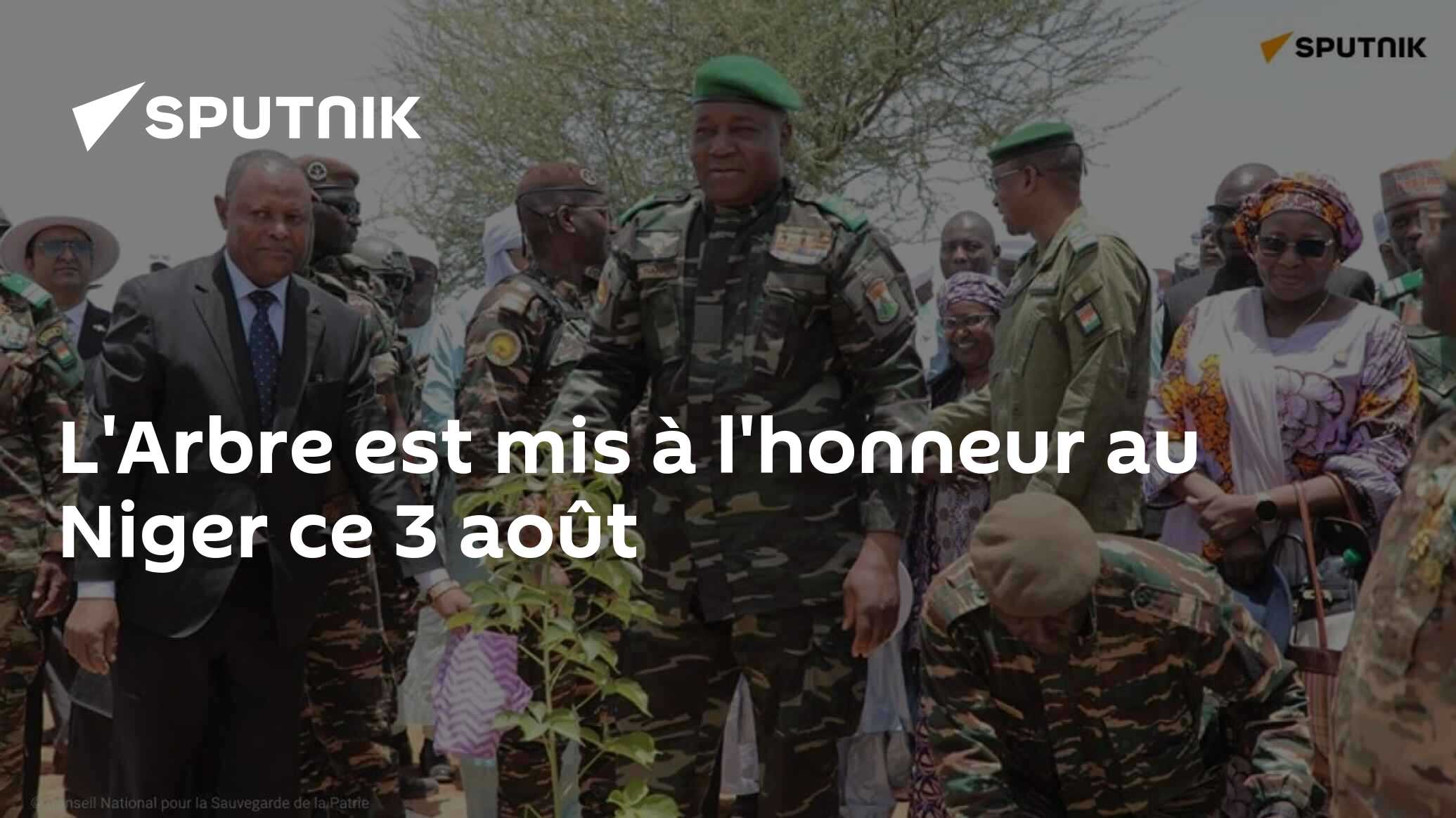 L'Arbre est mis à l'honneur au Niger ce 3 août - 03.08.2025, Sputnik ...